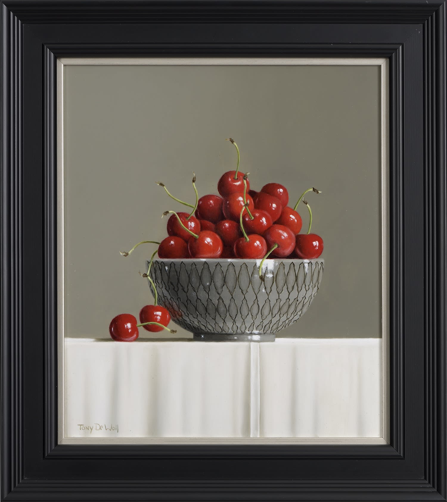 Tony de Wolf, A Bowl Full of Cherries | Thompson's Gallery