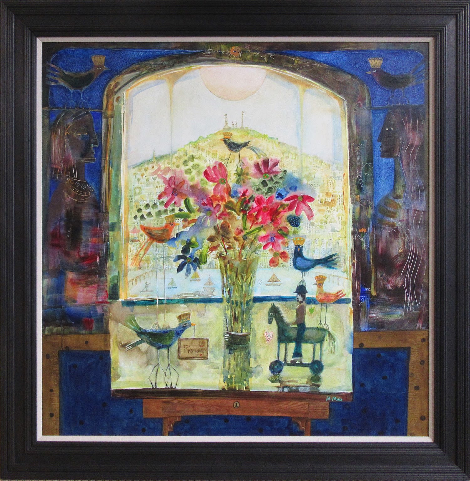 Morag Muir PAI RSW, Royal Blue Bird | Thompson's Gallery