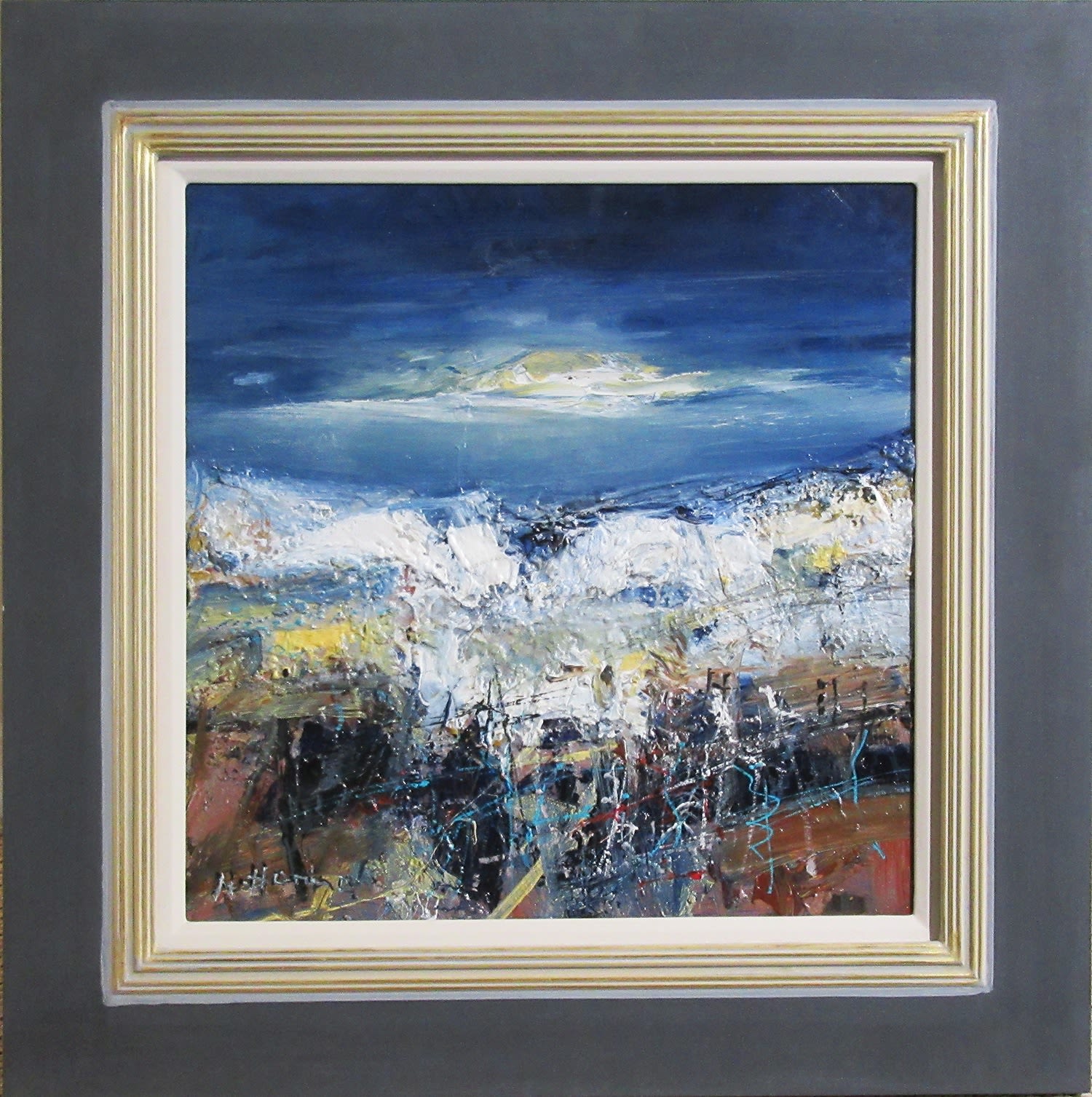 Nael Hanna, Waves, Montrose, East Coast of Scotland | Thompson's Gallery Nael Hanna, Waves, Montrose, East Coast of Scotland | Thompson's Gallery