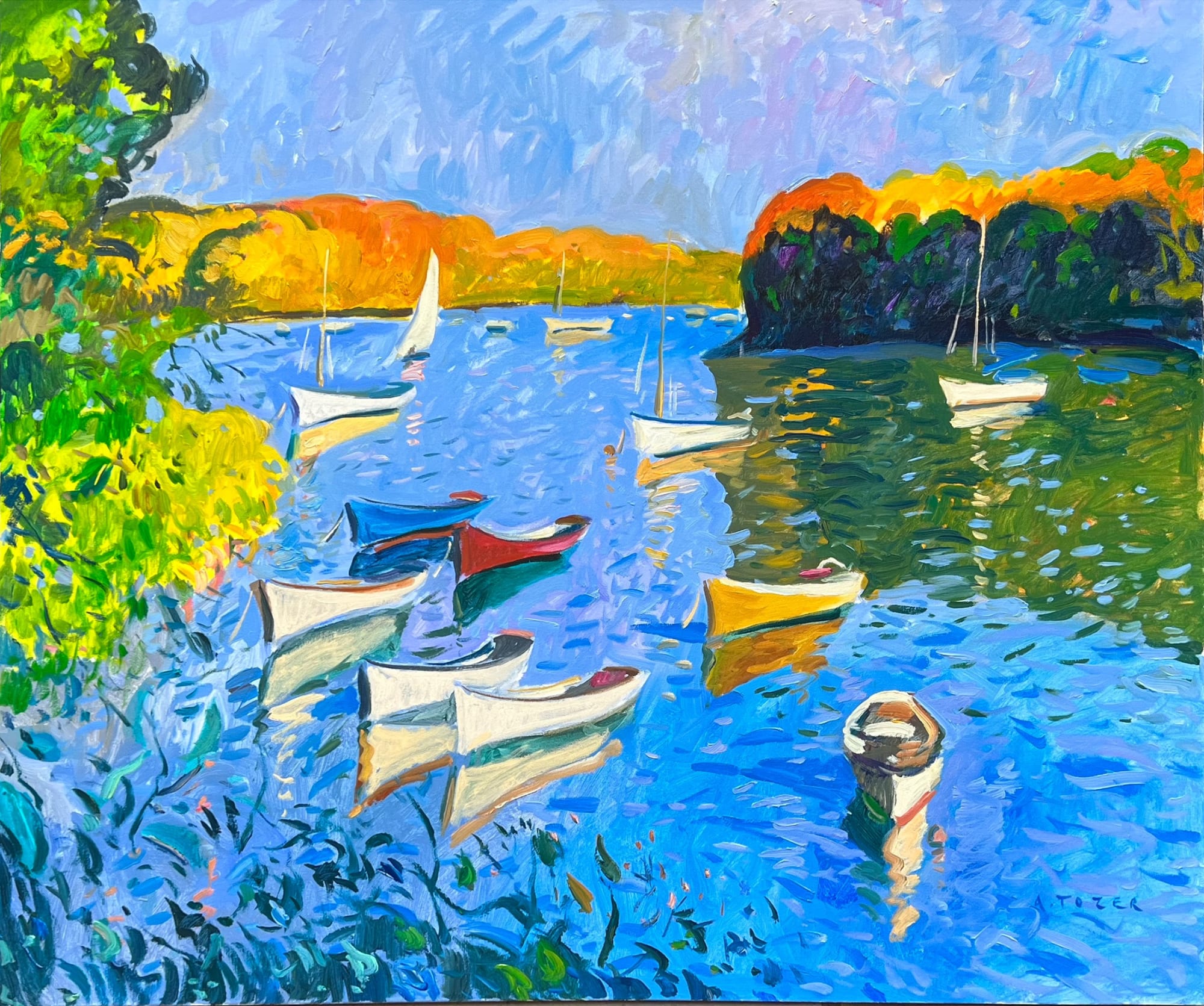 Andrew Tozer, Port Navas Creek, 2022 | Thompson's Gallery