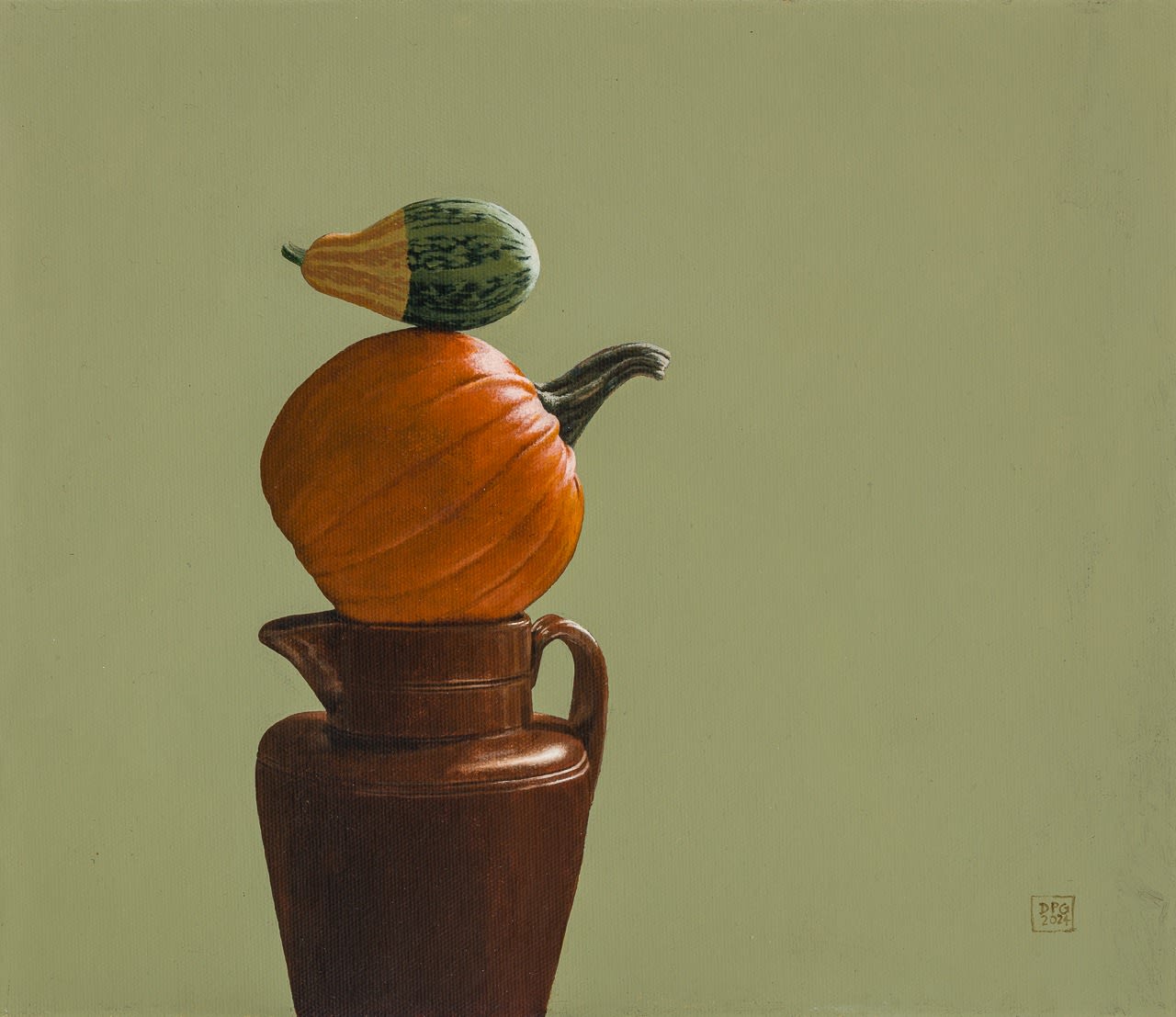 David Gleeson RI, Autumn Gourds | Thompson's Gallery