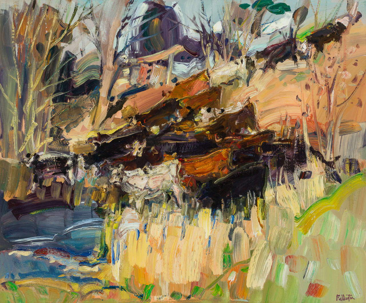 James Fullarton, River Girvan by Straiton | Thompson's Gallery