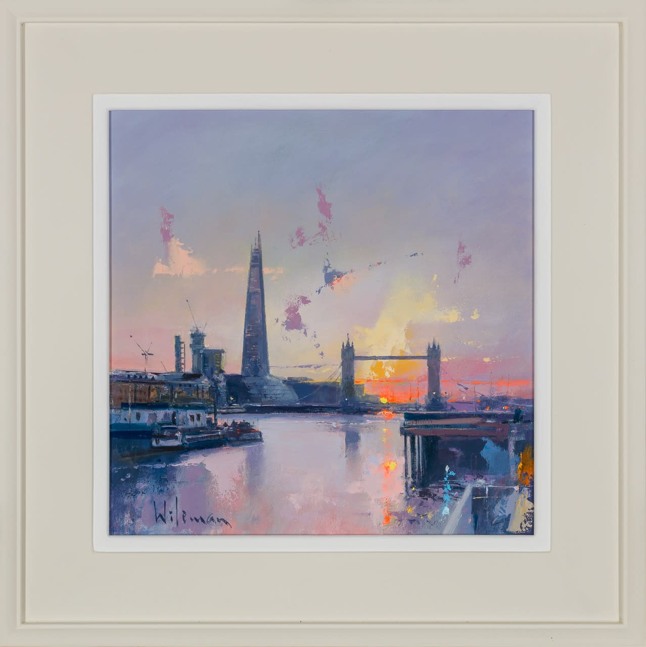 Peter Wileman FROI RSMA FRSA, Sundown, The Thames | Thompson's Gallery
