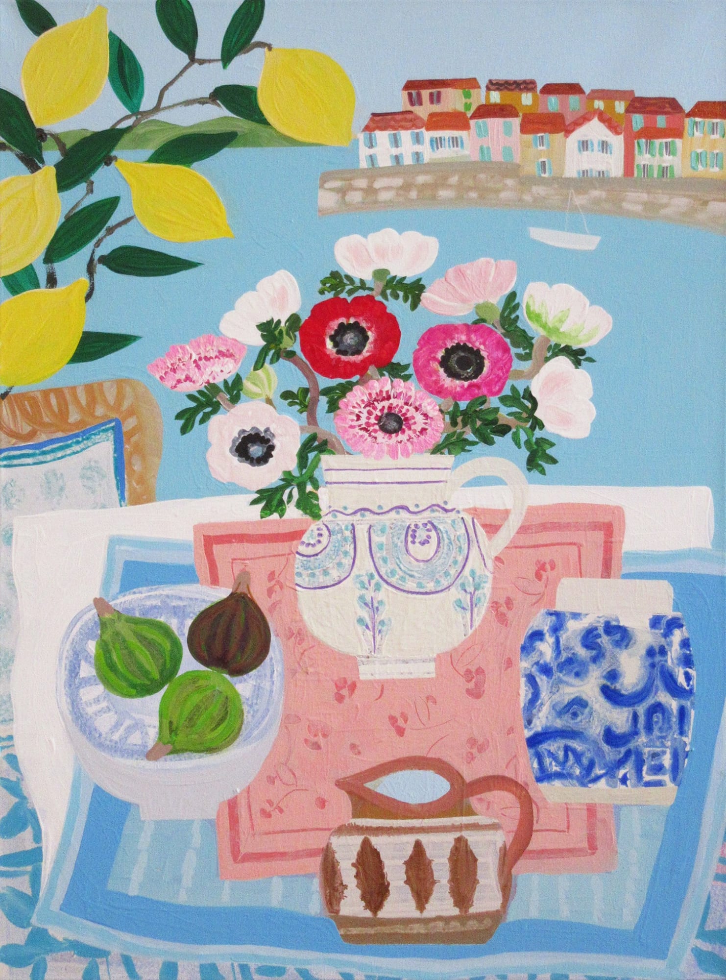 Emma Williams, Anemones & Figs, South of France | Thompson's Gallery