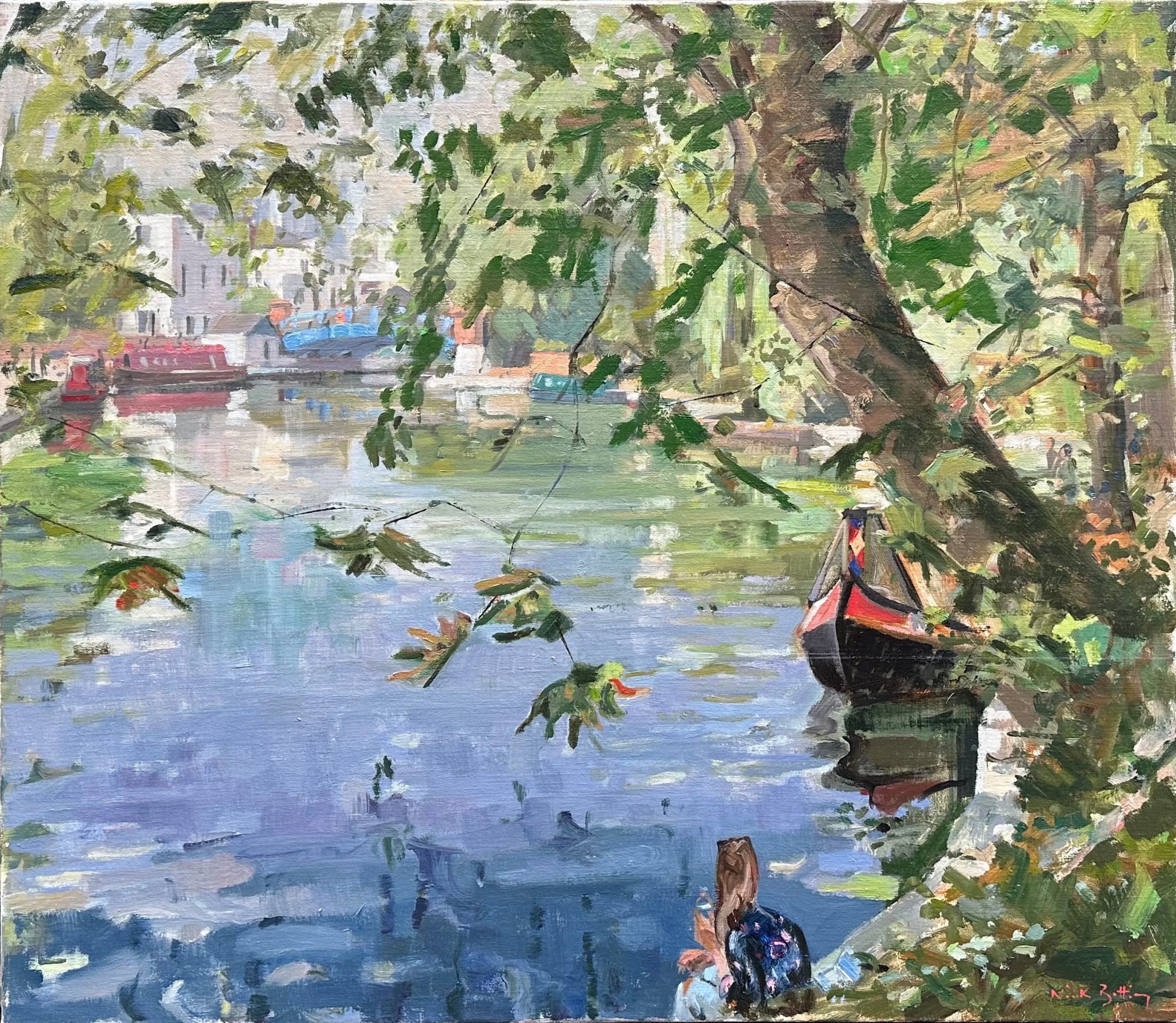 Nick Botting, Reflection, Little Venice | Thompson's Gallery