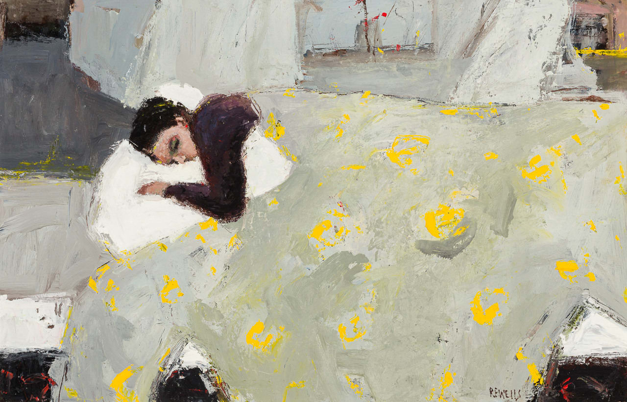 Robert E Wells NEAC RBA, Sleeping | Thompson's Gallery