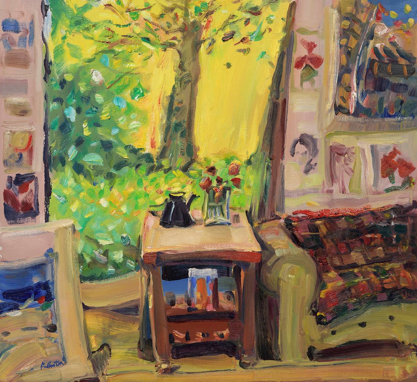 James Fullarton, Studio and Garden | Thompson's Gallery