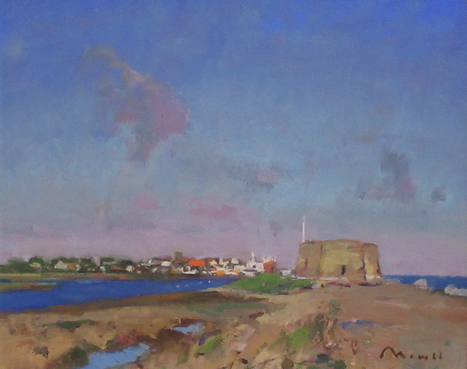 Ben Mowll ROI PPRSMA, Towards Aldeburgh | Thompson's Gallery
