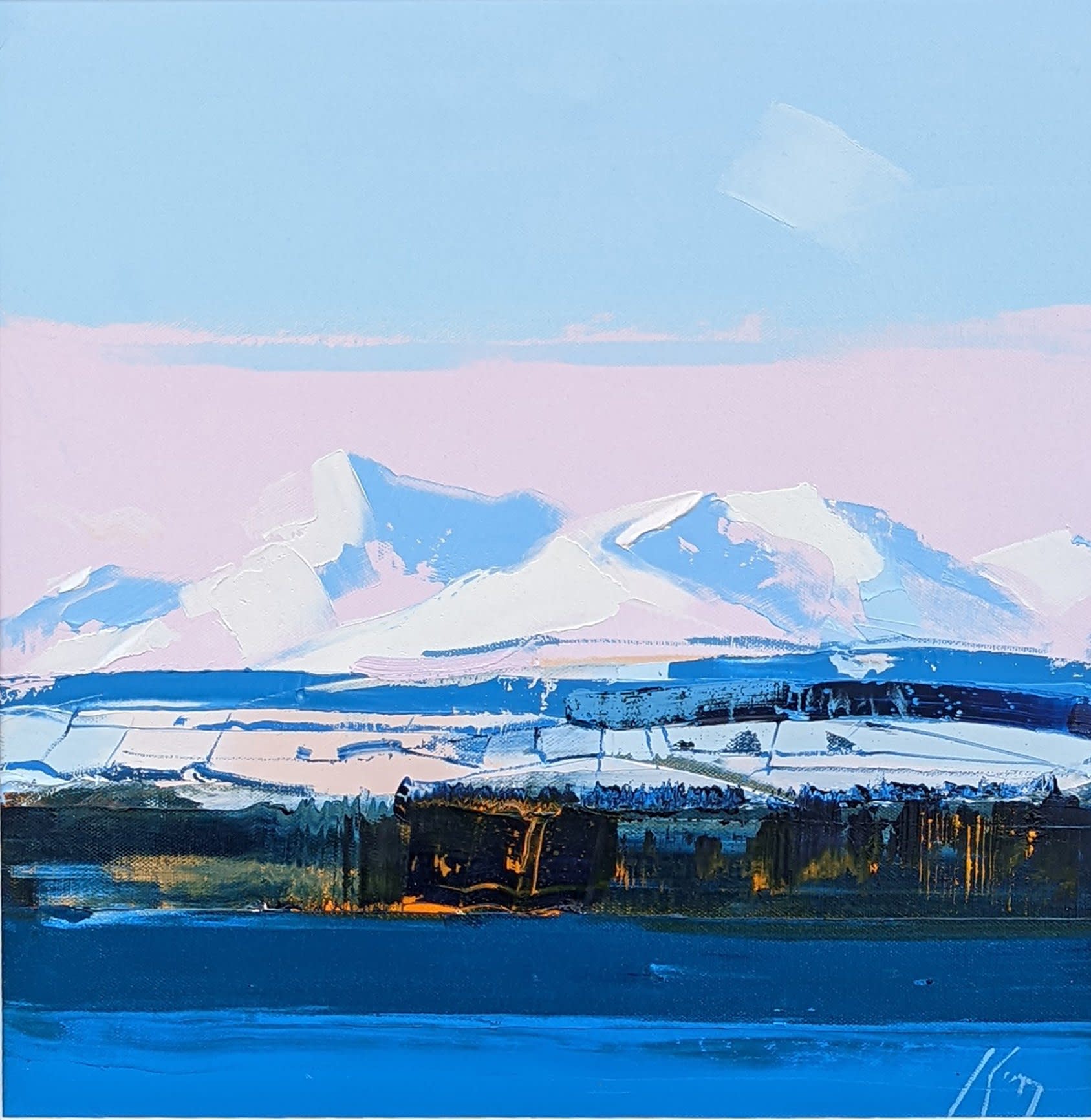 Peter King, Winter Light Arran | Thompson's Gallery
