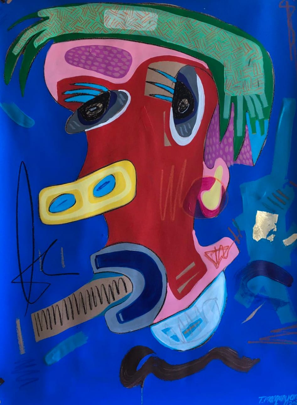 Thembalethu Manqunyana, Blue | Thompson's Gallery