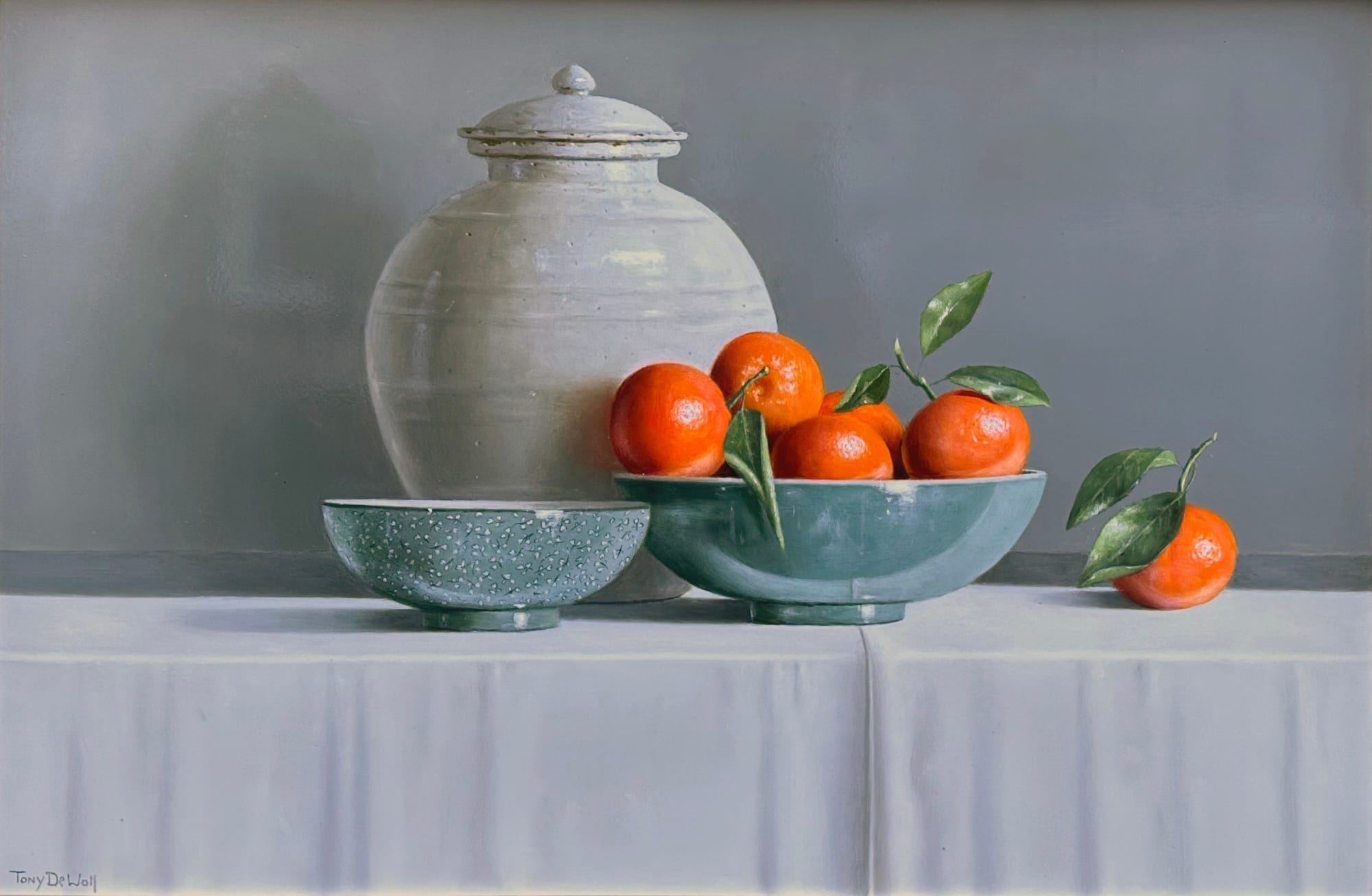 Tony de Wolf, Still Life with Mandarins | Thompson's Gallery