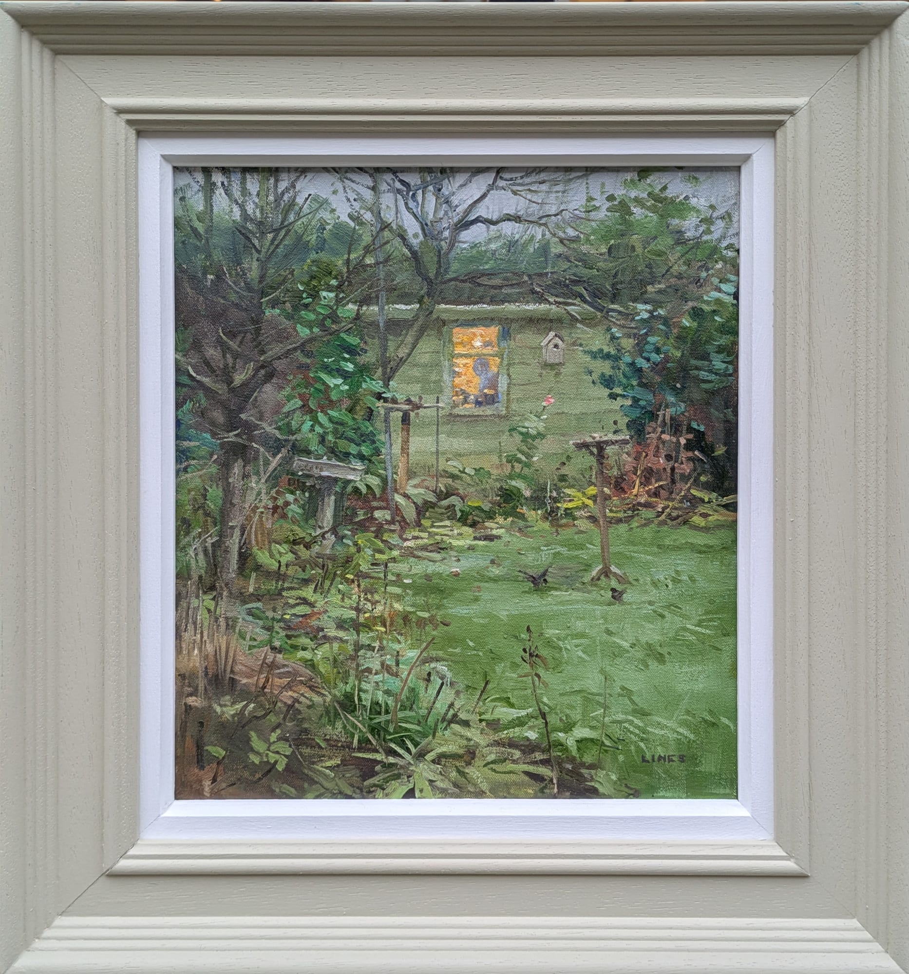 John Lines RBSA RSMA KAS, He's in the Shed | Thompson's Gallery