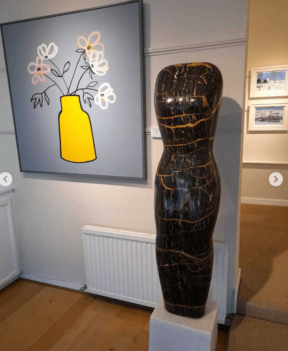 Paul Vanstone, Black and Gold Torso, 2021 | Thompson's Gallery