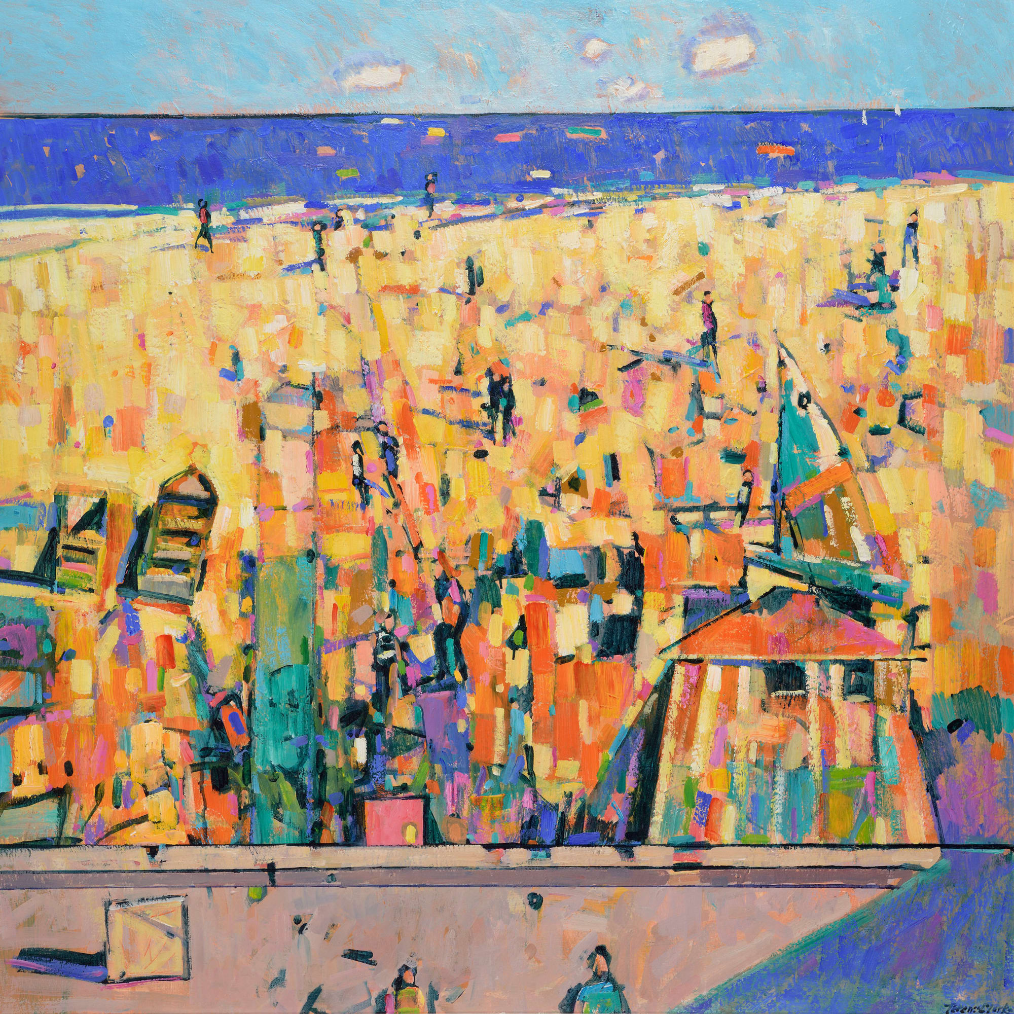 Terence Clarke, The Beach at Guadamar | Thompson's Gallery