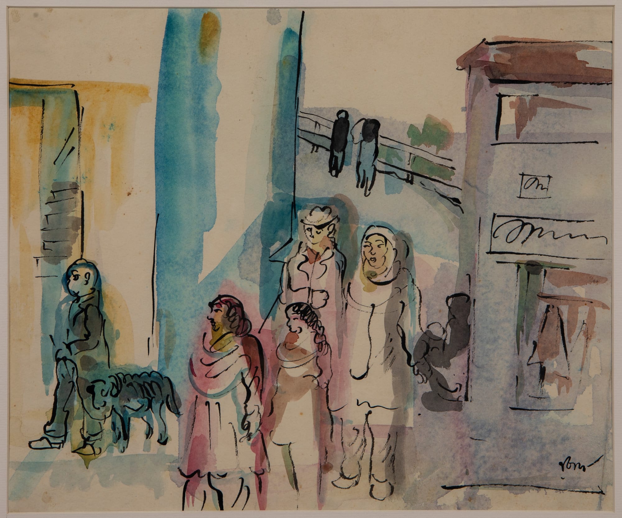 Benode Behari Mukherjee, Mall Road, 1953 | Vadehra Art Gallery