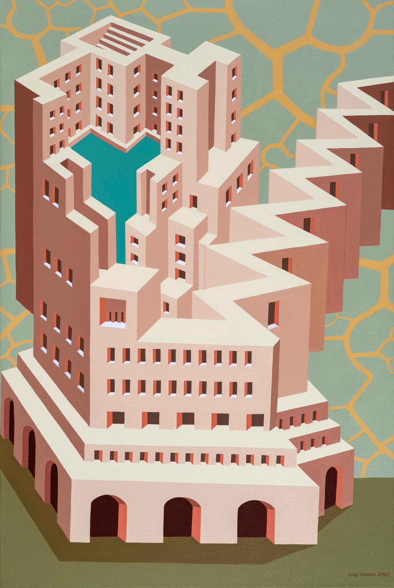 Gigi Scaria, Zigzag, 2023 | Vadehra Art Gallery