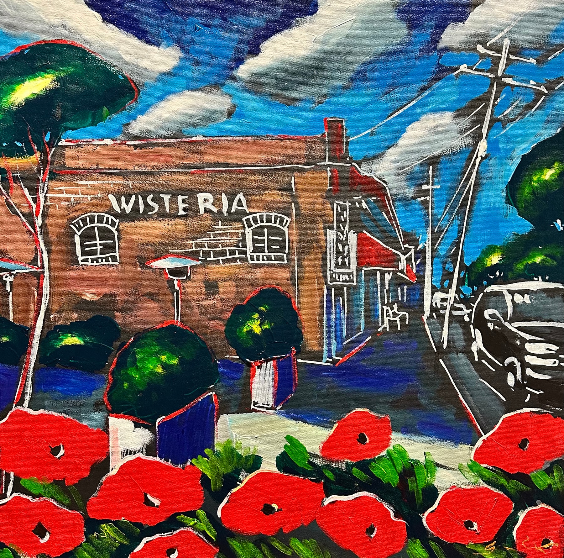 Sergey Cherep, At Wisteria, 2024 | VINSONart