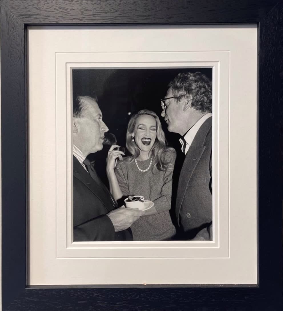 Richard Young, SIR DAVID FROST, JERRY HALL AND SIR MICHAEL CAINE ...