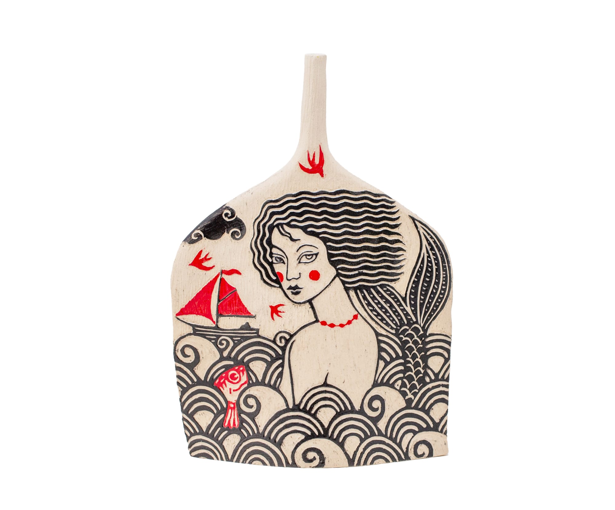 Russell Martin, Mermaid and Yacht | Whitewater Contemporary Gallery