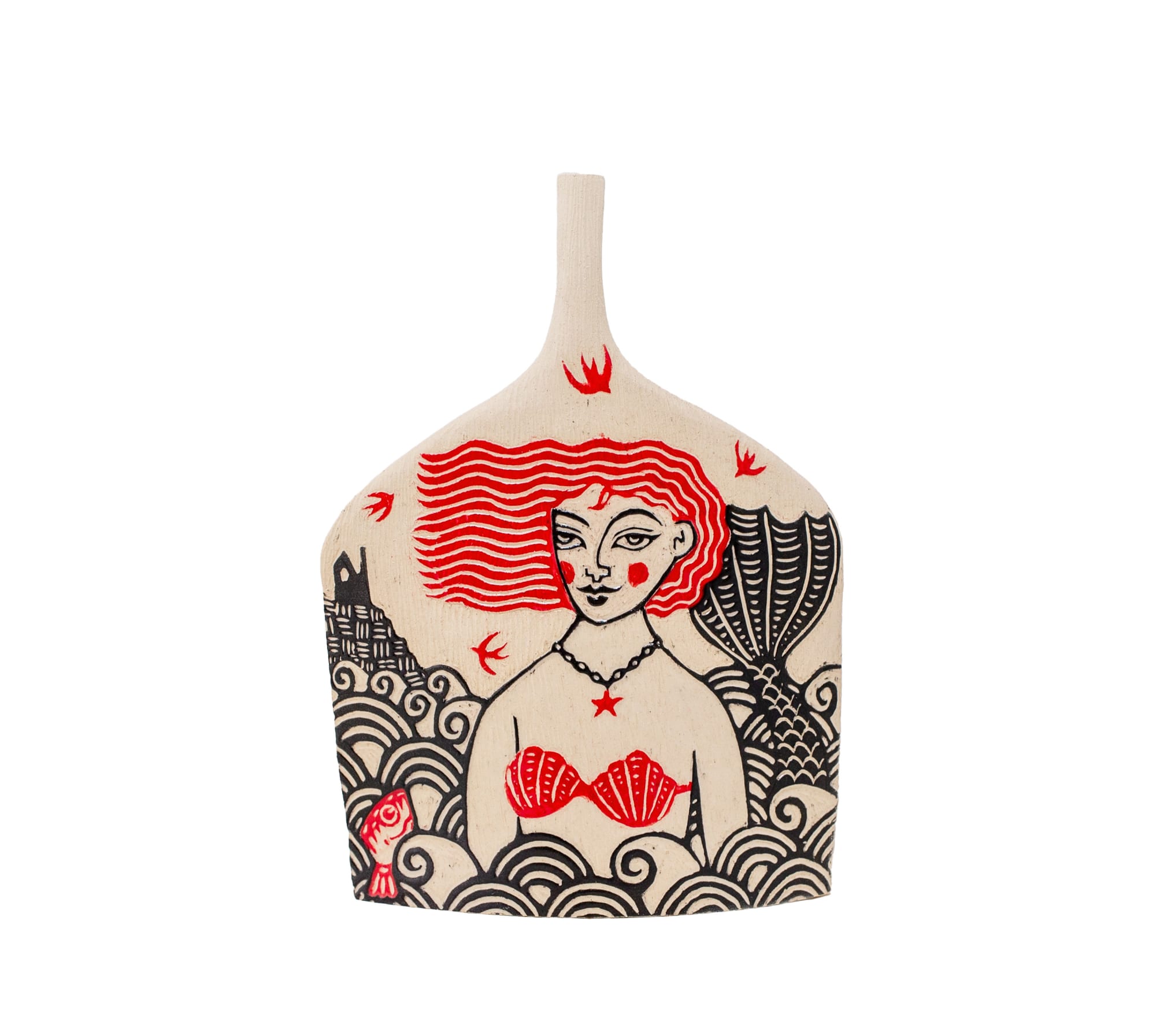 Russell Martin, Scarlet Mermaid | Whitewater Contemporary Gallery