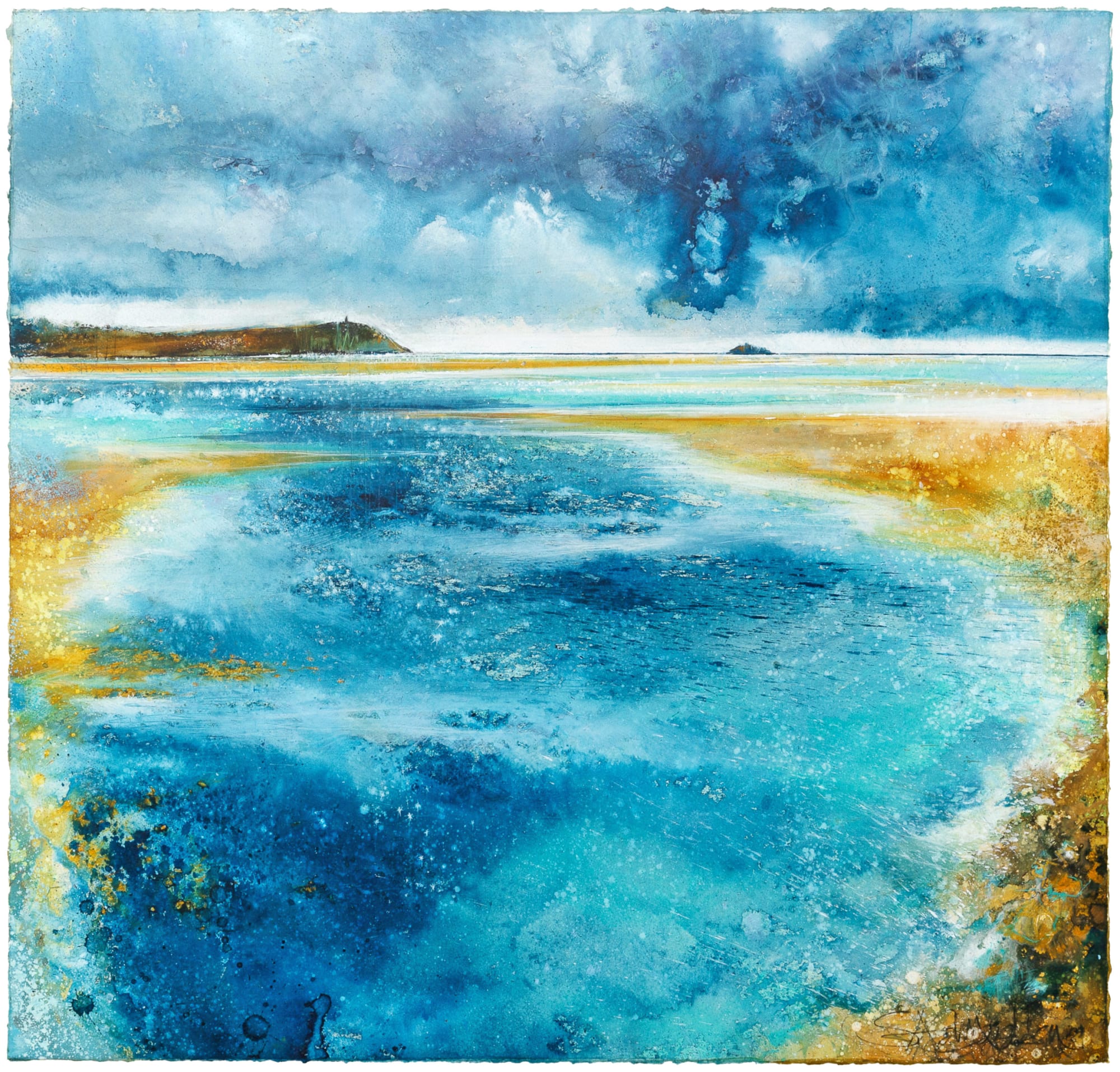 Stewart Edmondson, Stepper Point - Across Hayle Bay | Whitewater Contemporary