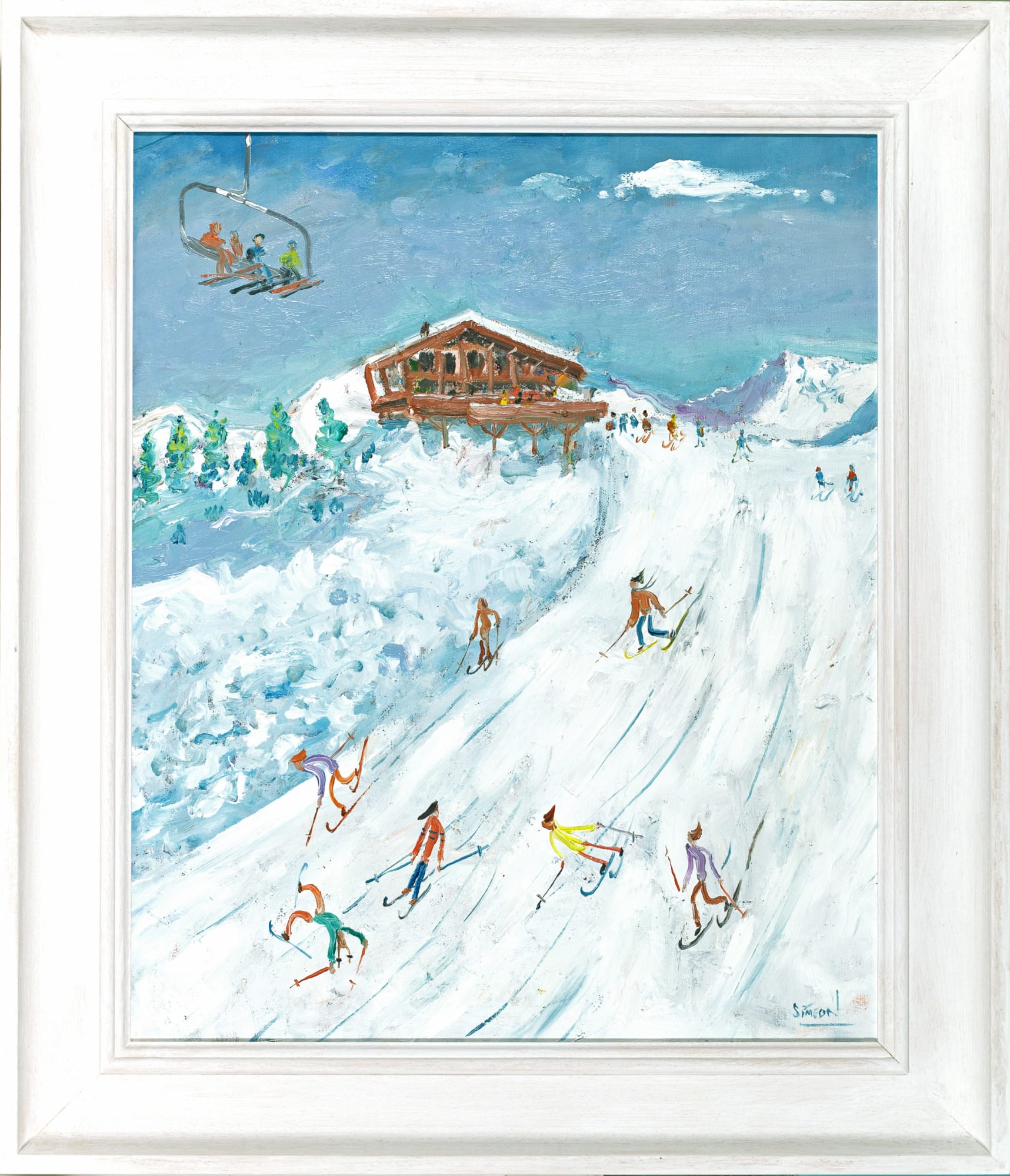 Simeon Stafford, Courchevel Chair Lift | Whitewater Contemporary