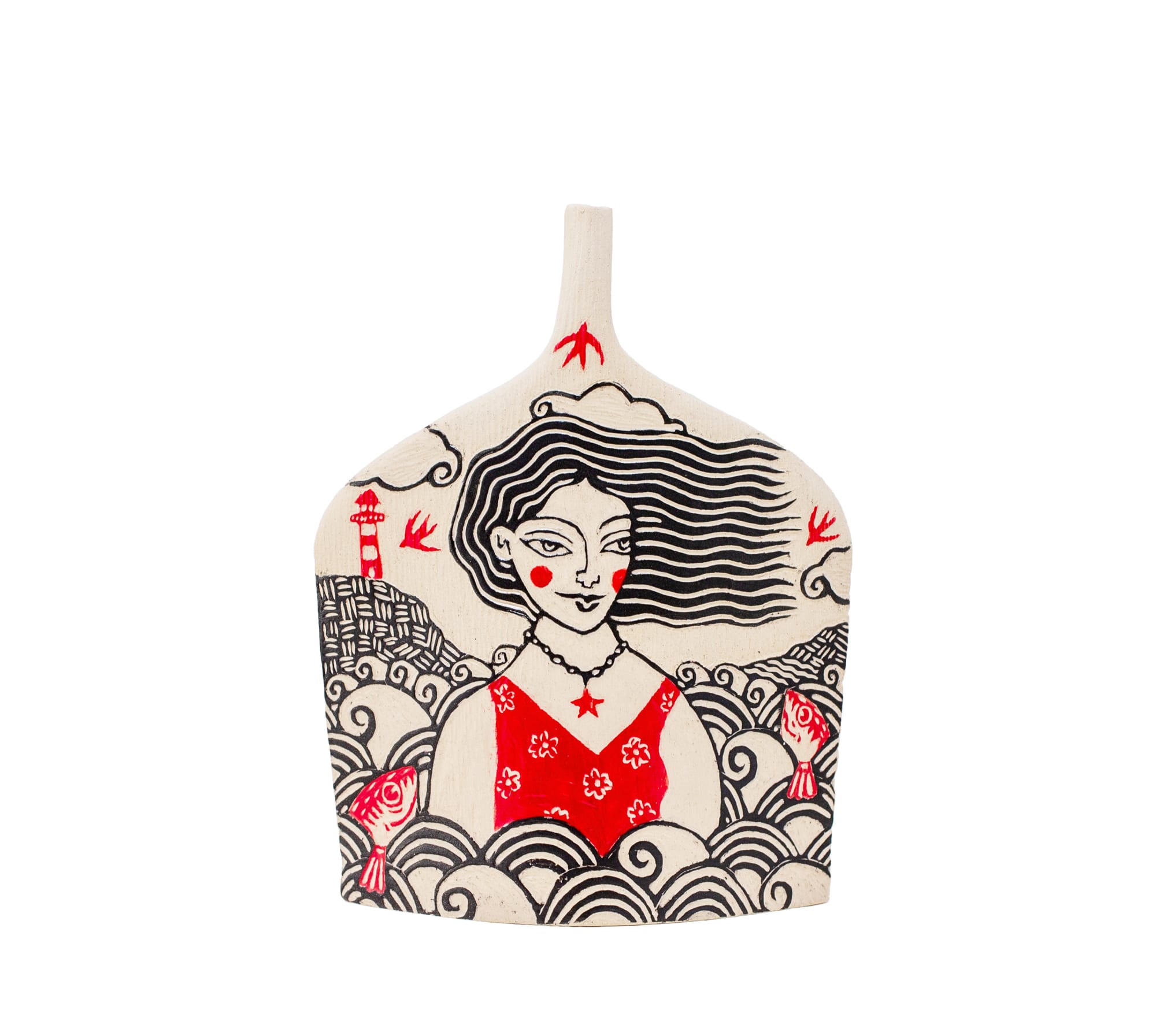 Russell Martin, Swimmer and Lighthouse | Whitewater Contemporary Gallery