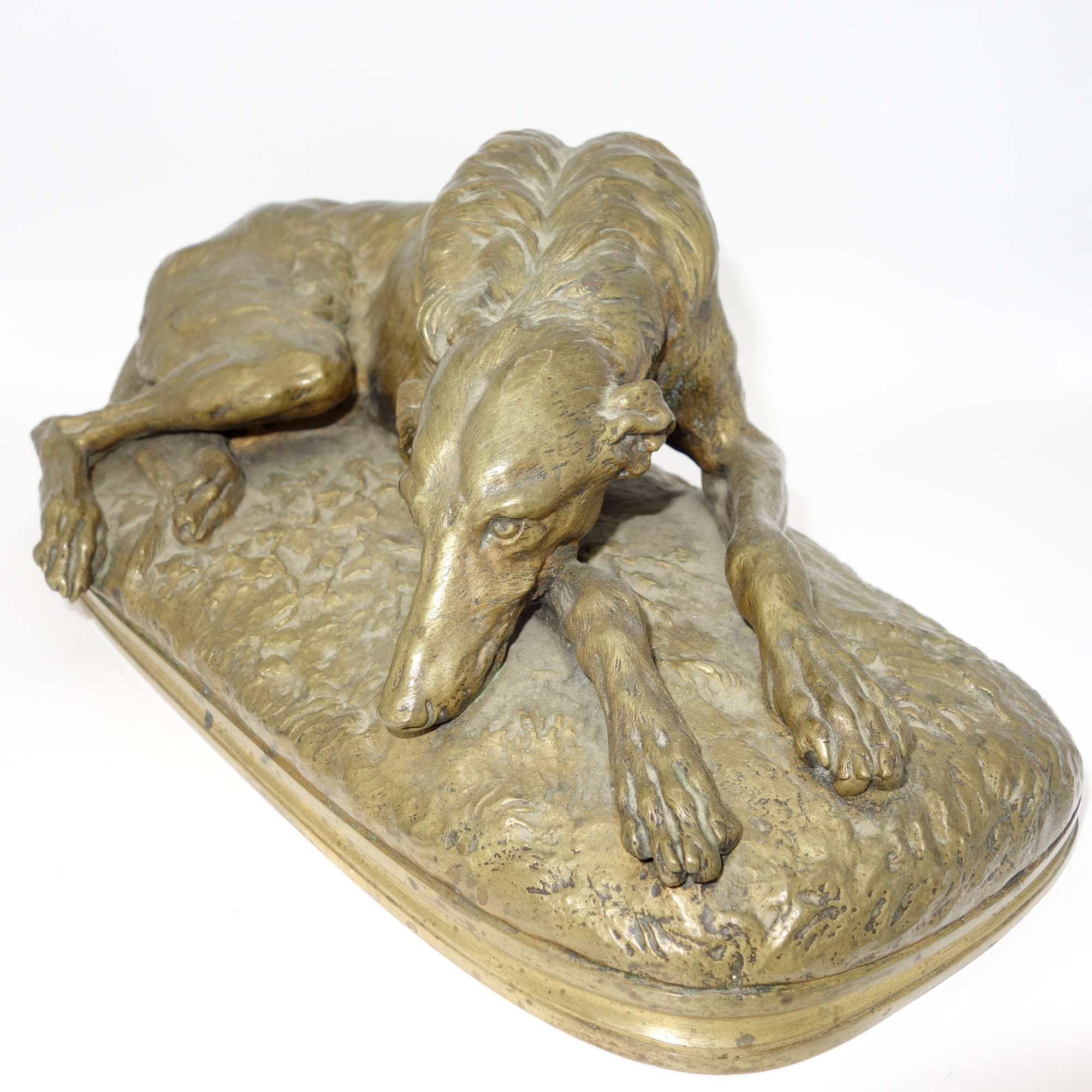 PAUL JOSEPH RAYMOND GAYRARD (1807-1855), Resting Deerhound , c.1850 ...