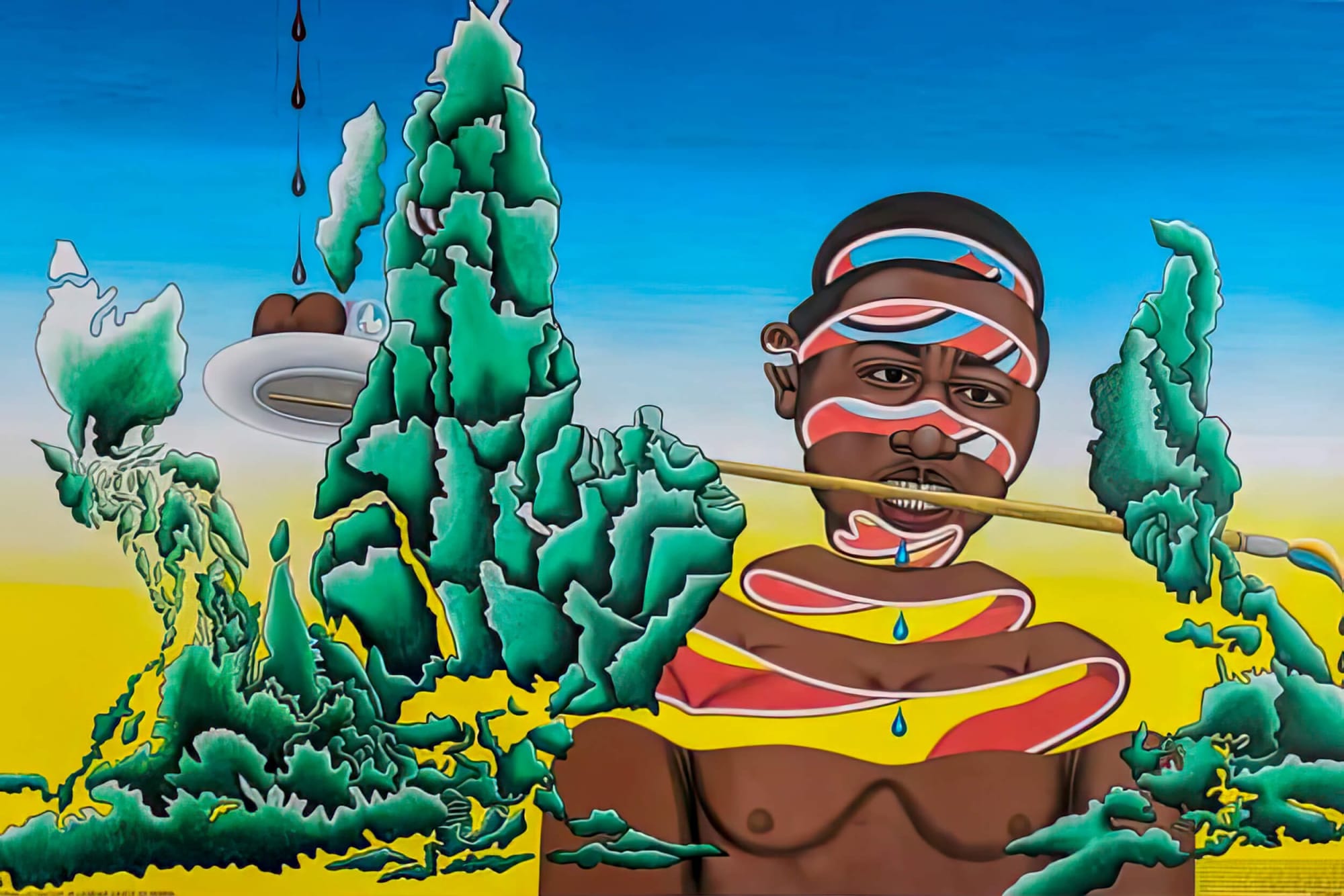 Chéri Samba, J'aime la couleur de la vraie carte du monde, 2017 | OOA ...