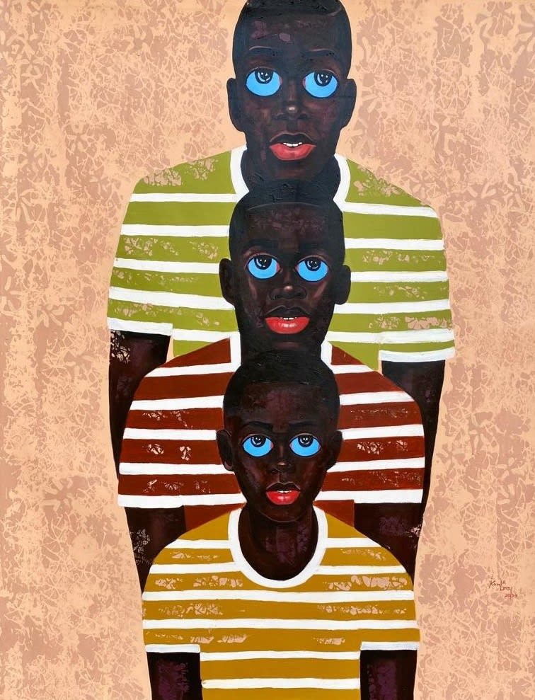 Komla Letsu Philip, Generations II, 2023 | Berj Gallery