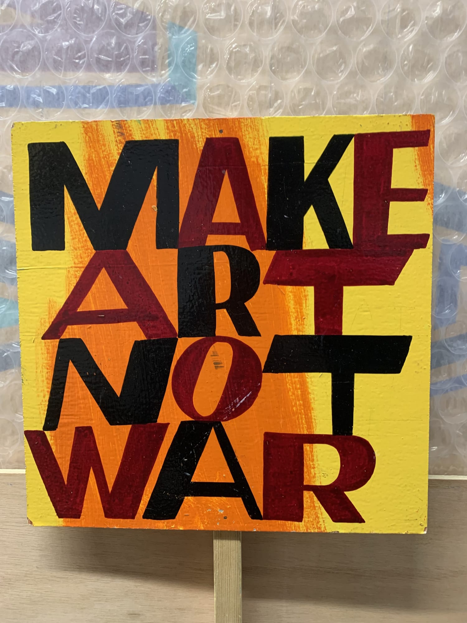 Bob and Roberta Smith , Make Art Not War, 2023 | Vivienne Roberts Projects