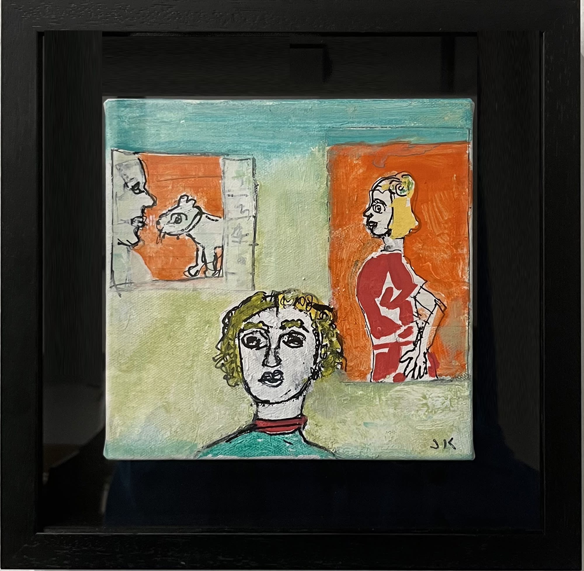 John Kiki, At the Exhbition, 2022 | Contemporary and Country