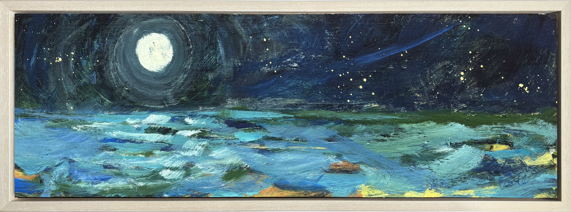 Mary Blue, From some tree line - a broken line of beach and marsh, 2024 ...