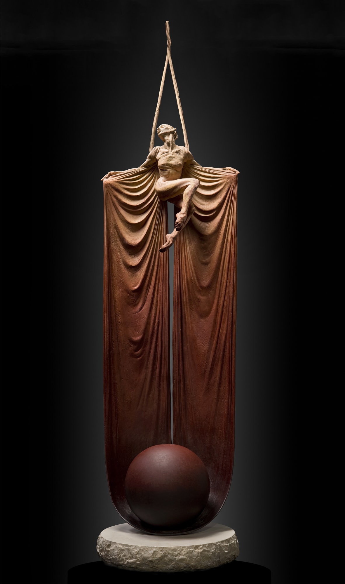 Richard MacDonald, Aurora, SI, Red, 2015 | DAWSON COLE FINE ART