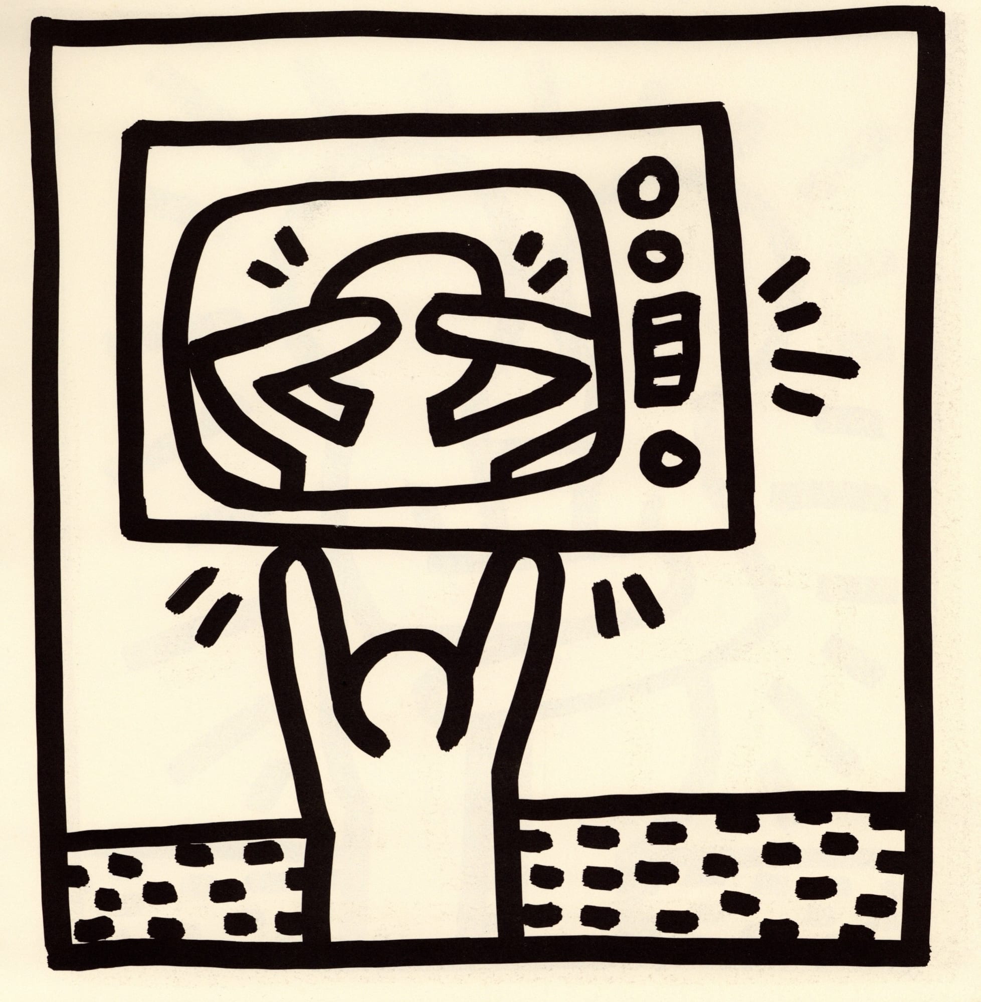 Keith Haring Coloring Book Xxvii 1982 Eames Fine Art
