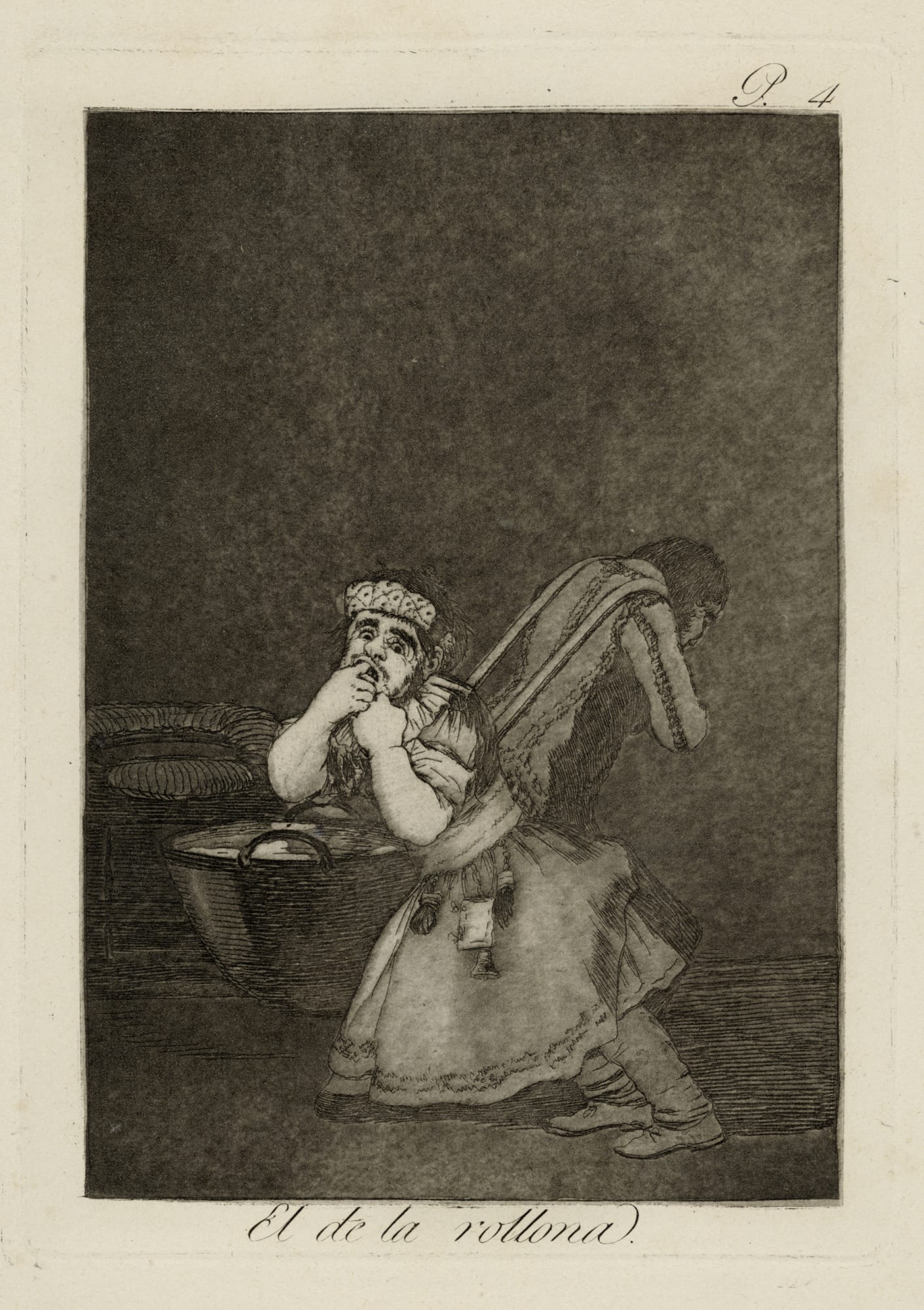 Francisco de Goya, 4. El de la Rollona, 1799 | Etching | Eames Fine Art Francisco de Goya, 4. El de la Rollona, 1799 | Etching | Eames Fine Art