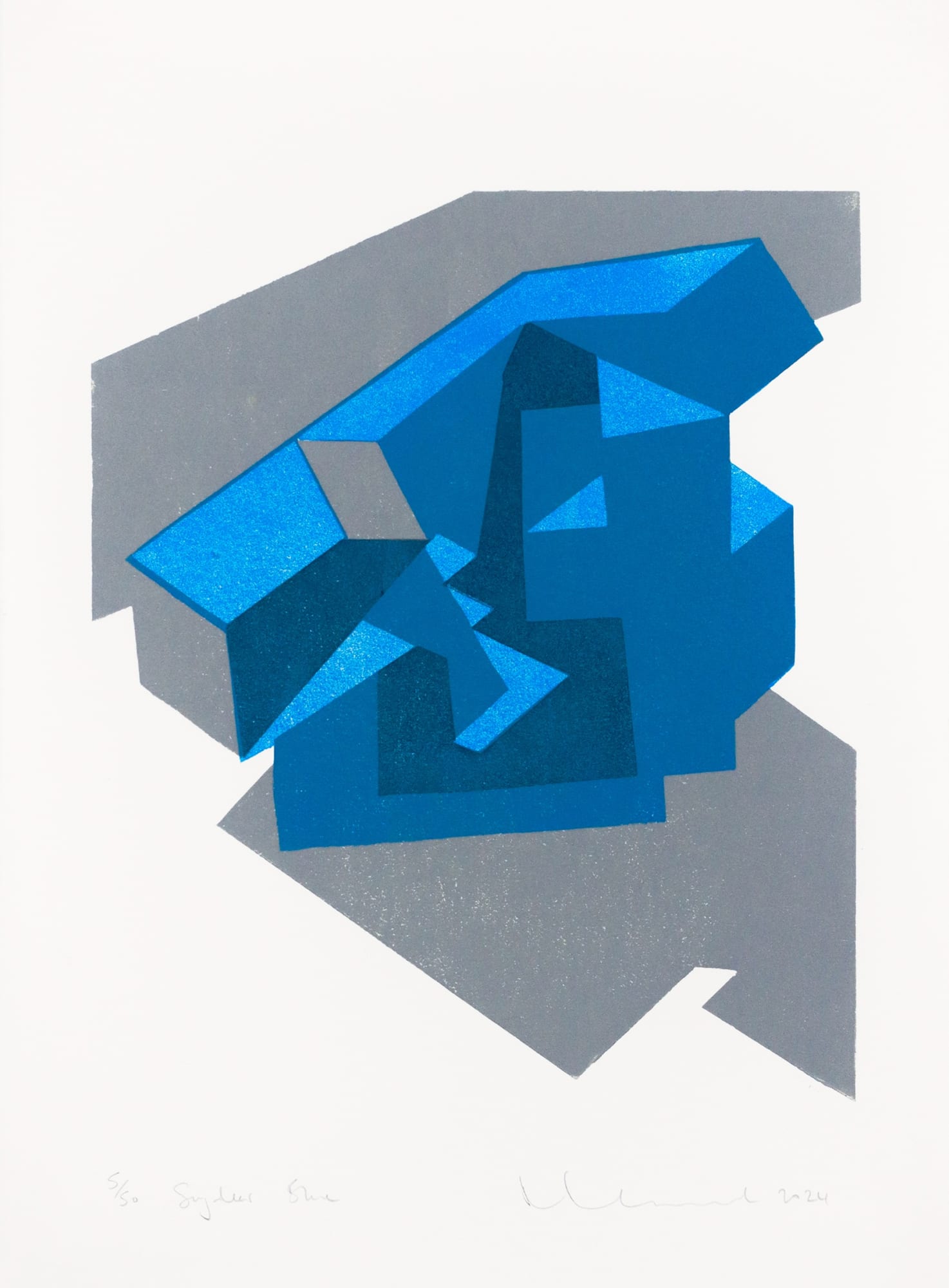 Paul Catherall, Sydler Blue, 2024 | Eames Fine Art