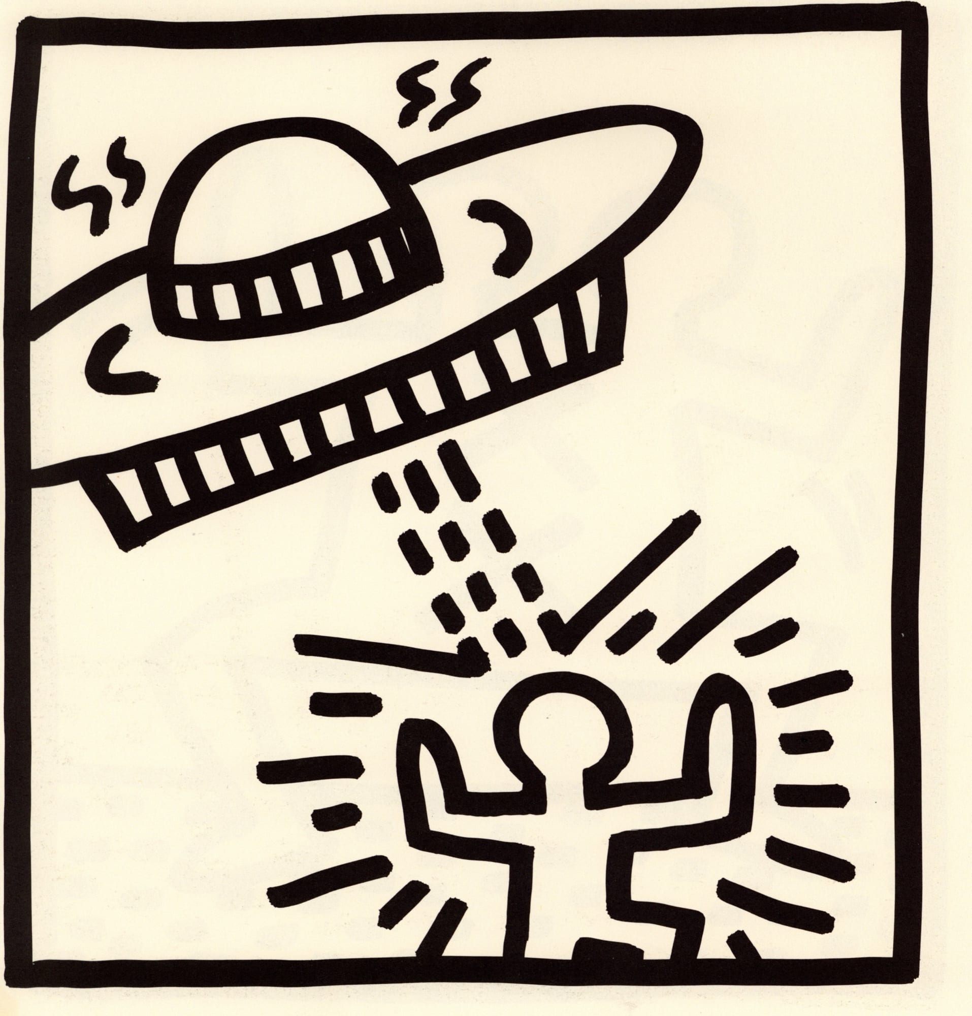 Keith Haring, Coloring Book IV, 1982 | Eames Fine Art