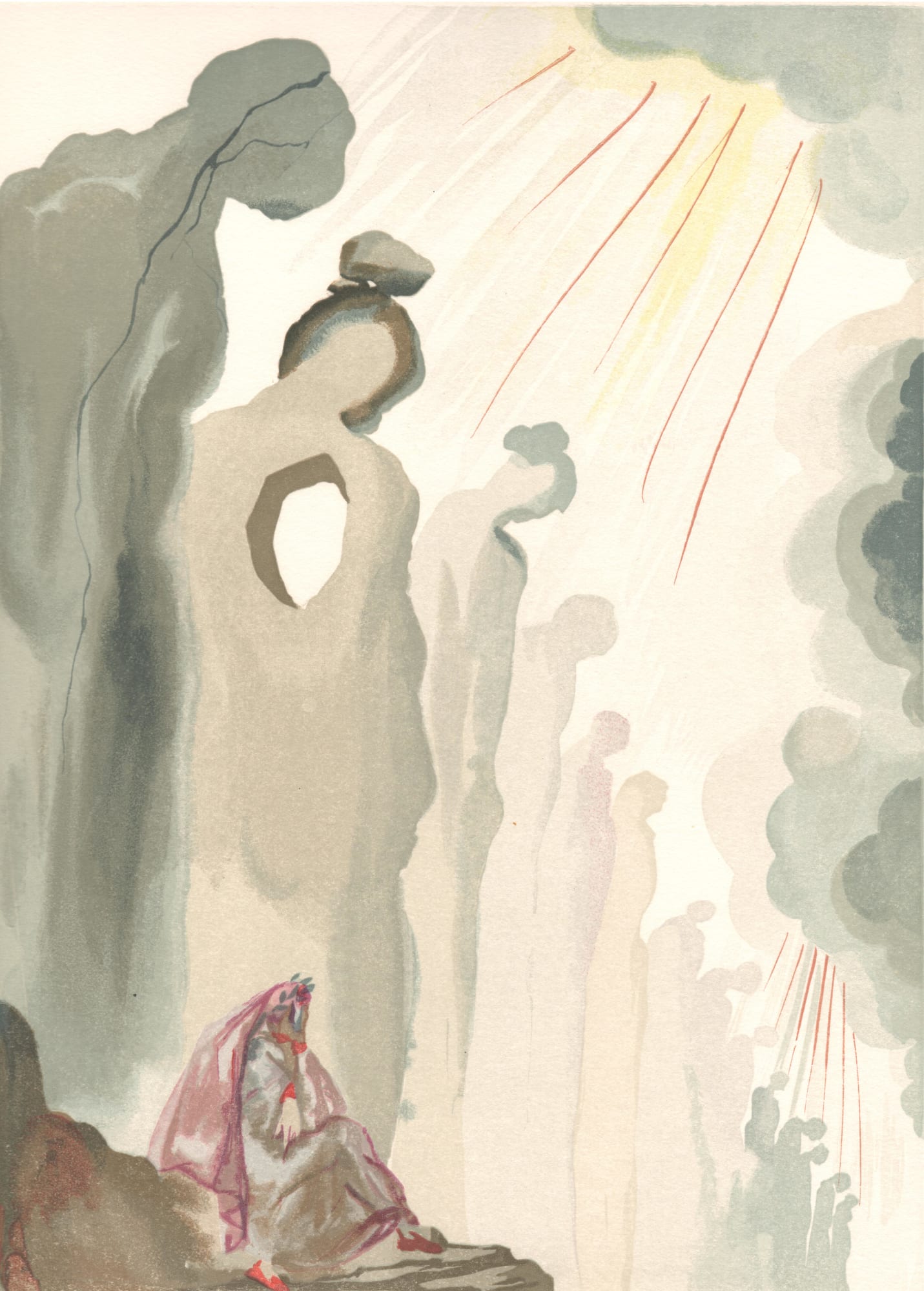 Salvador Dalí, The Second Level (Purgatory: Canto 13), 1960-64 | Eames ...