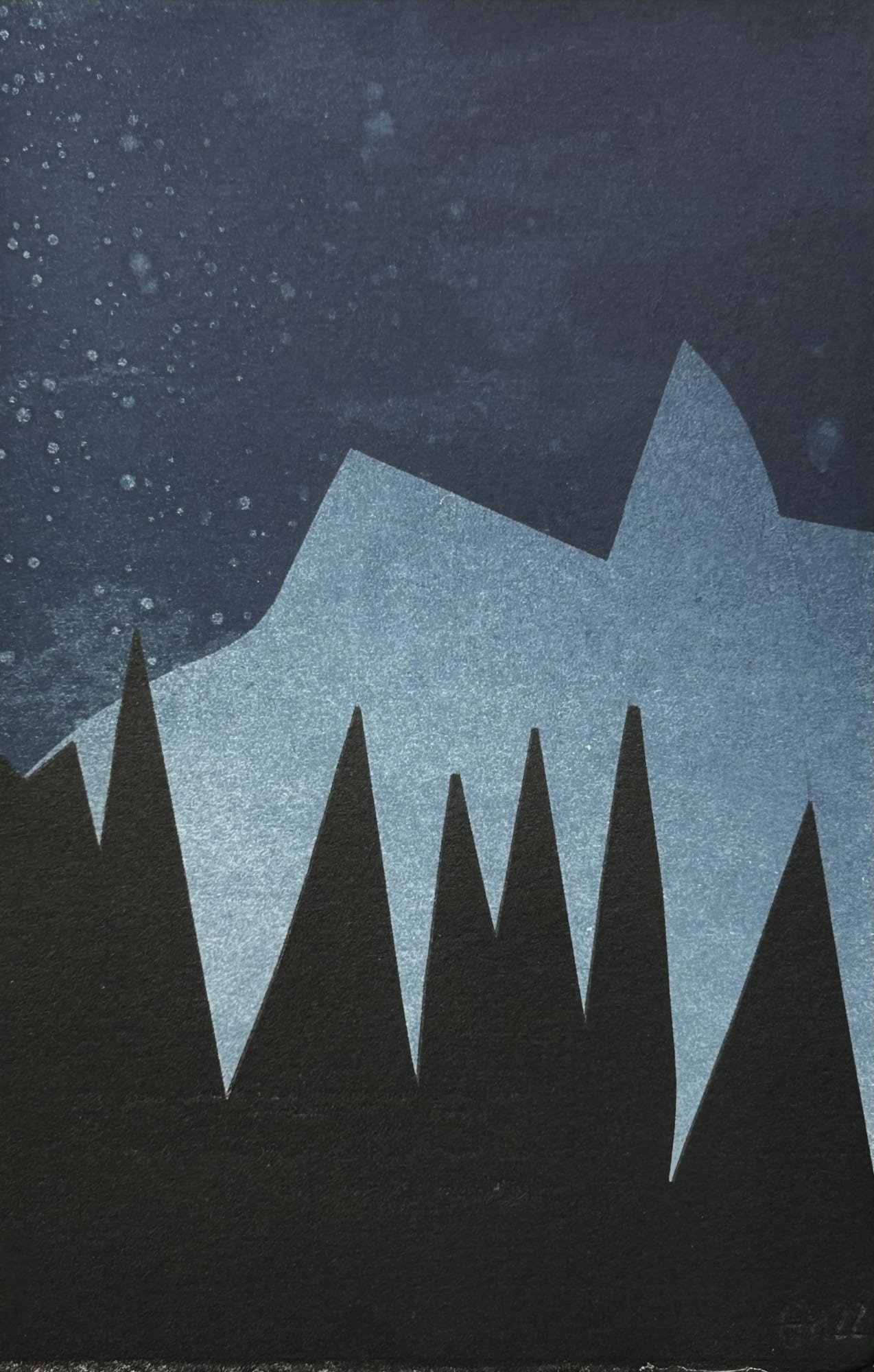 Grace Hailstone, Landscape at Night, 2022 | Eames Fine Art