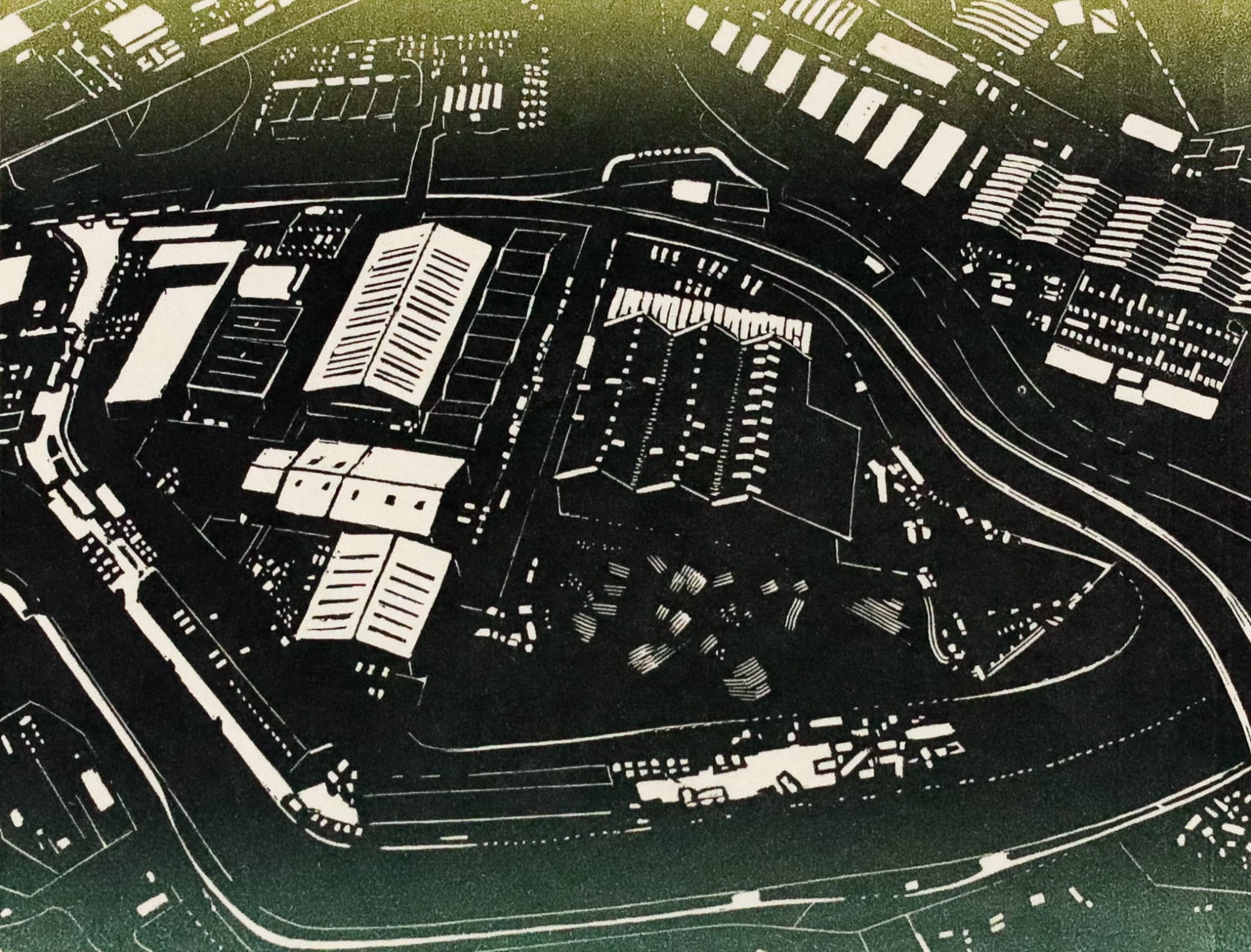 Anne Desmet, Hackney Olympic Site I, 2009 | Eames Fine Art