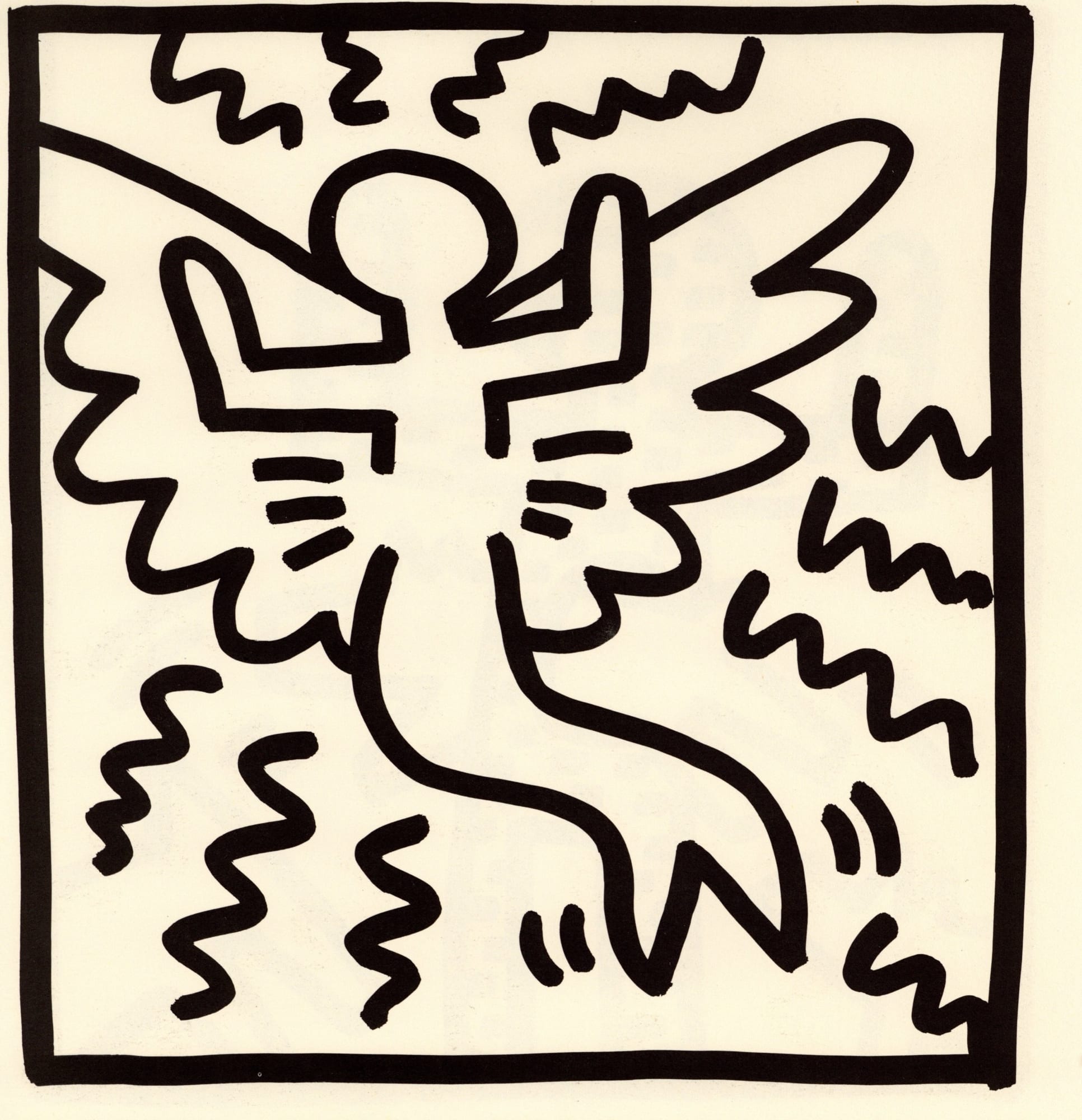 Keith Haring Coloring Book Xx 1982 Eames Fine Art