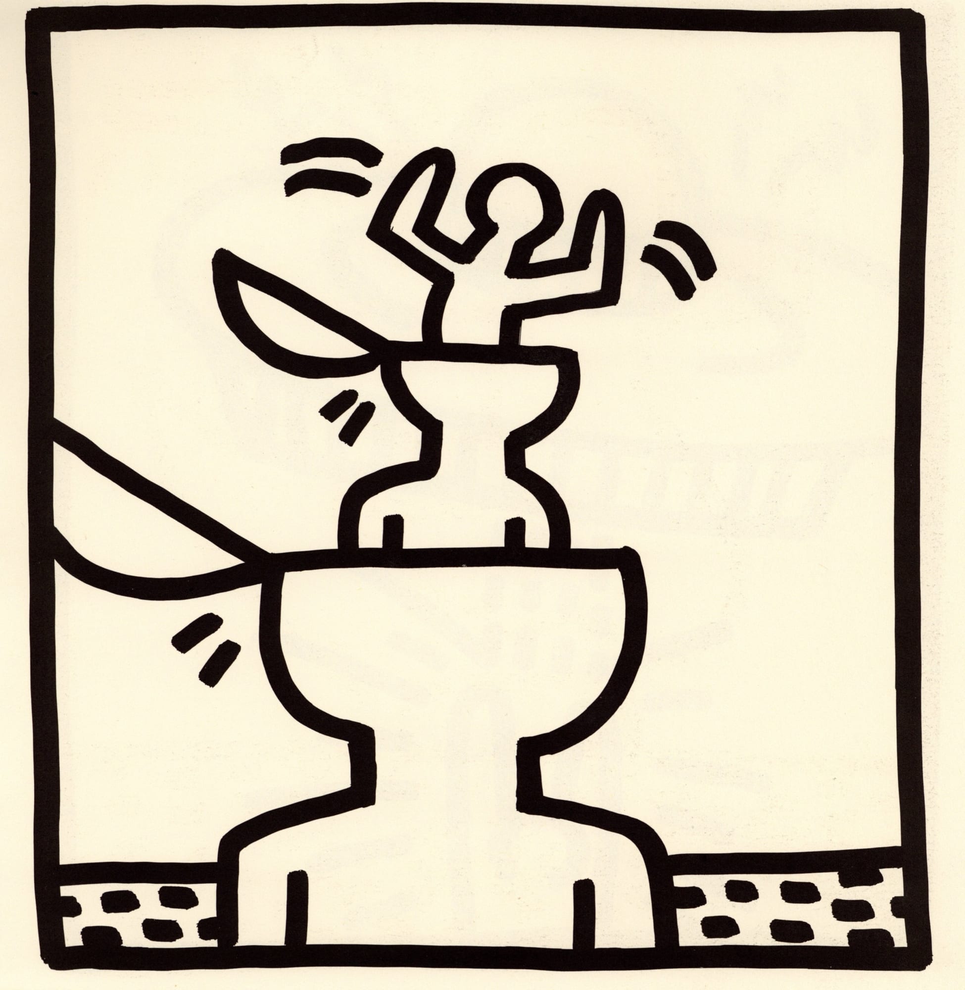 Keith Haring Coloring Book Xvii 1982 Eames Fine Art