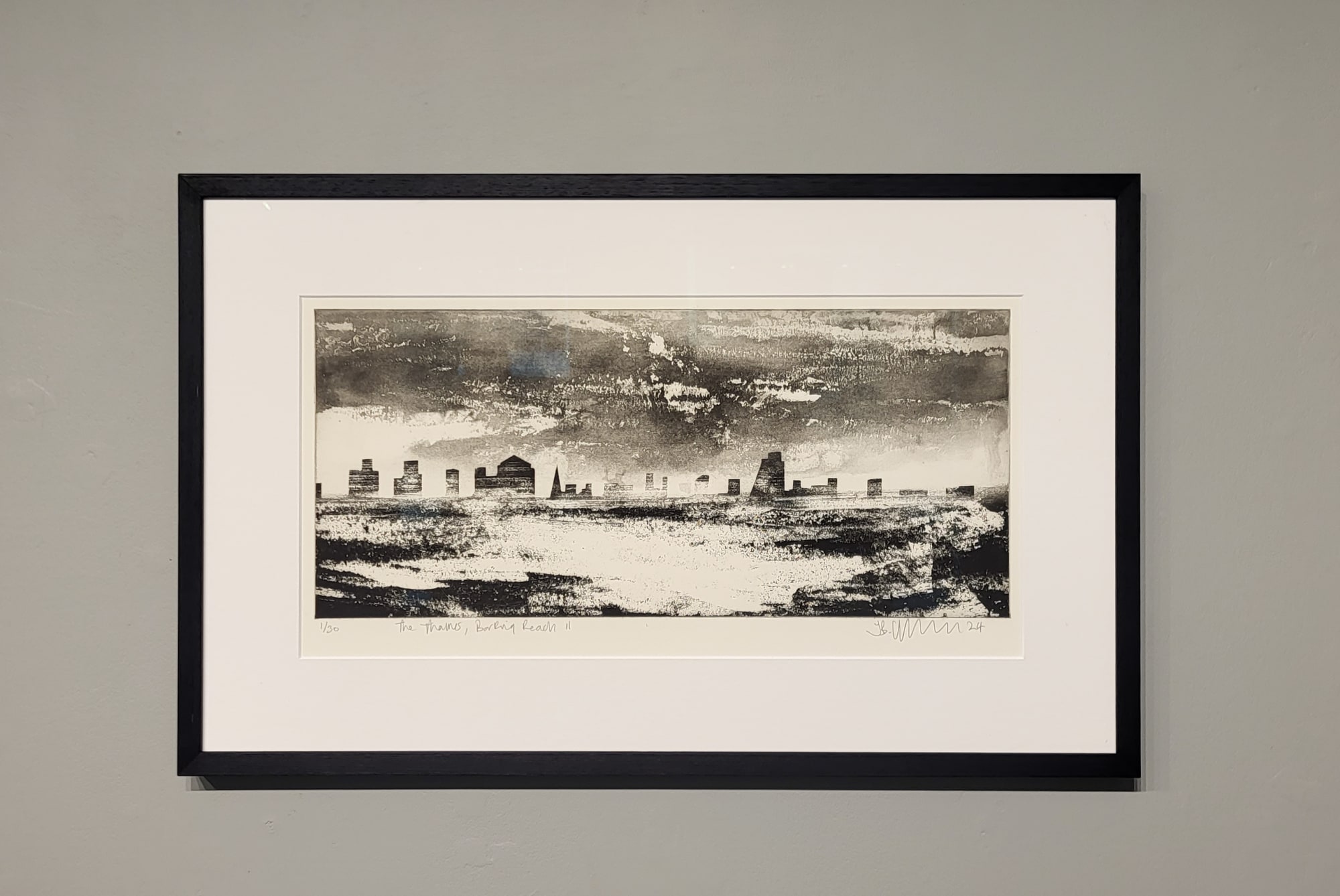 Jason Hicklin, The Thames, Barking Reach II, 2024 | Eames Fine Art