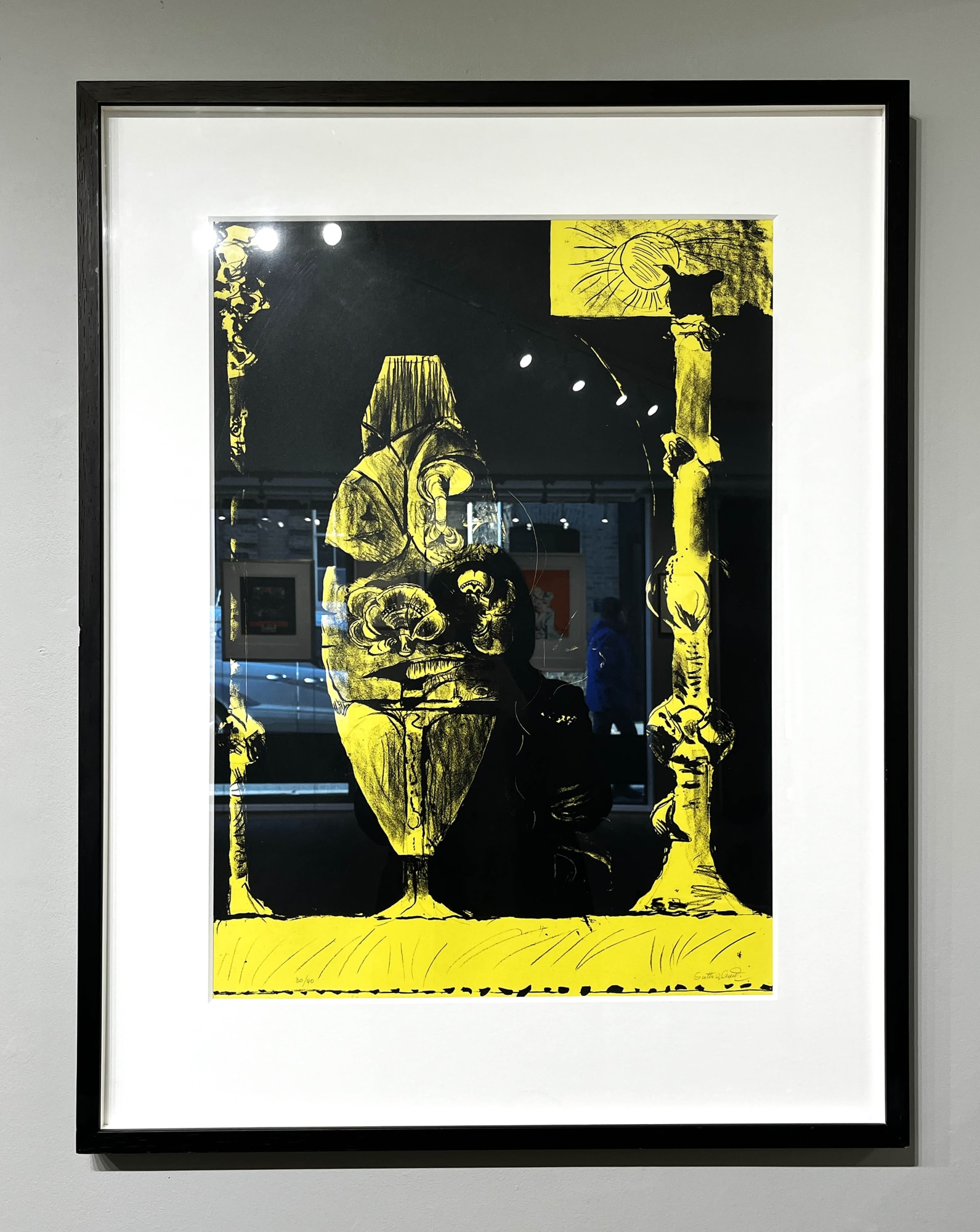 Graham Sutherland, Standing Forms - Yellow, 1979 | Eames Fine Art