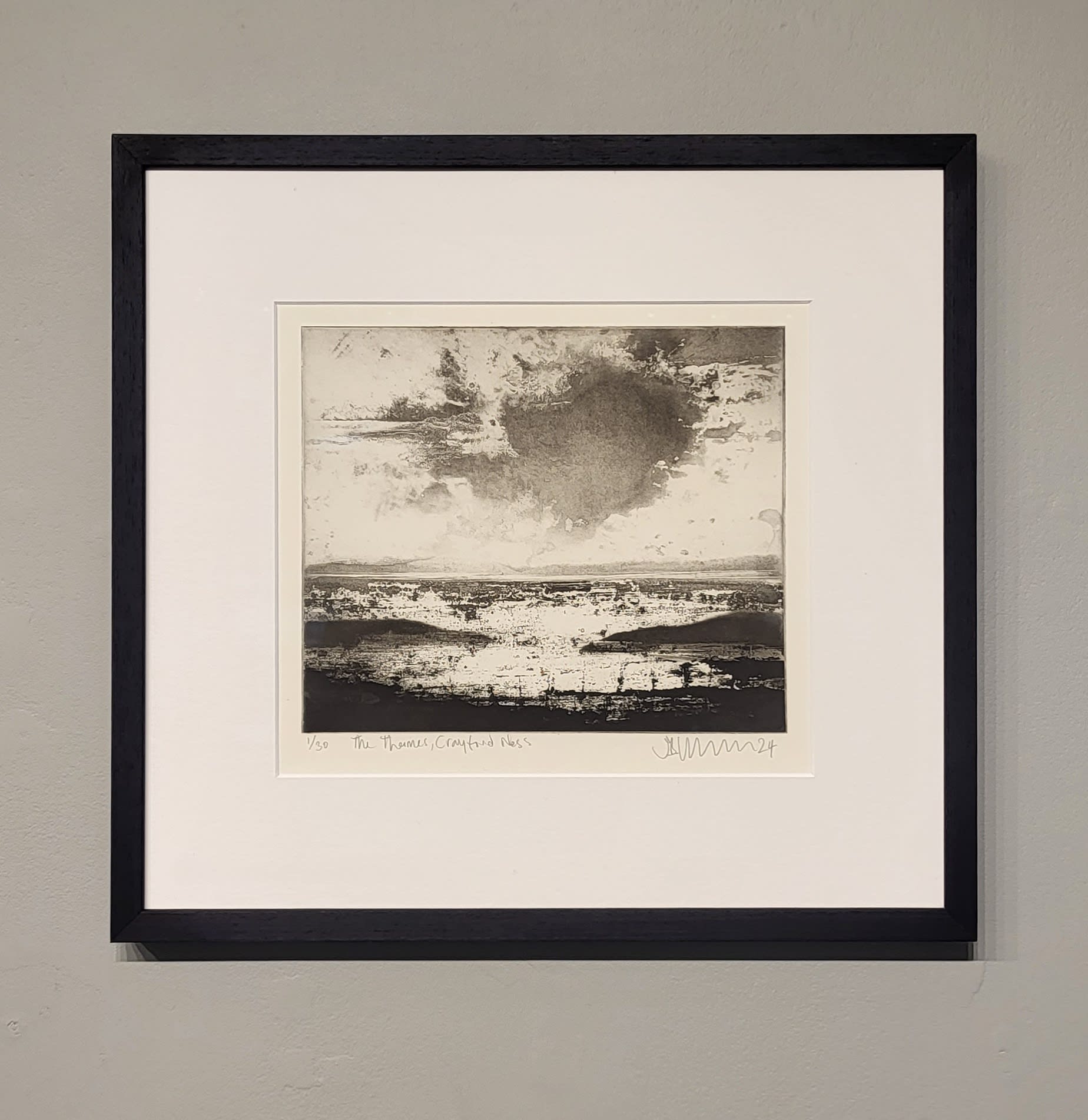 Jason Hicklin, The Thames, Barking Reach, 2024 | Eames Fine Art