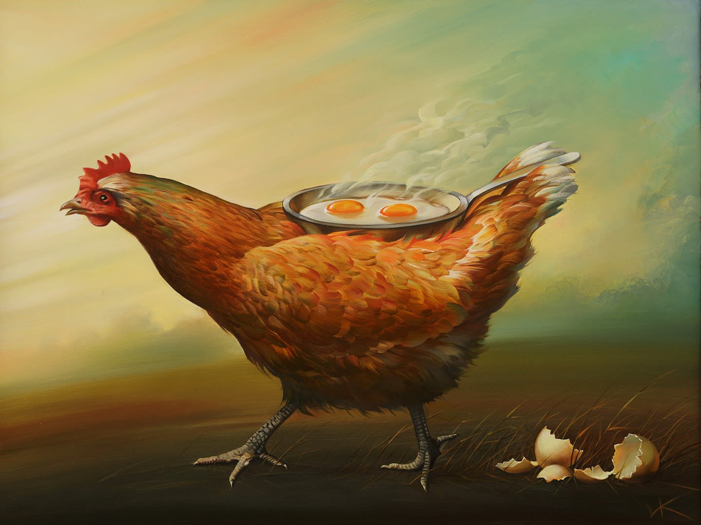 SUNNY SIDE UP | Vladimir Kush - Kush Fine Art