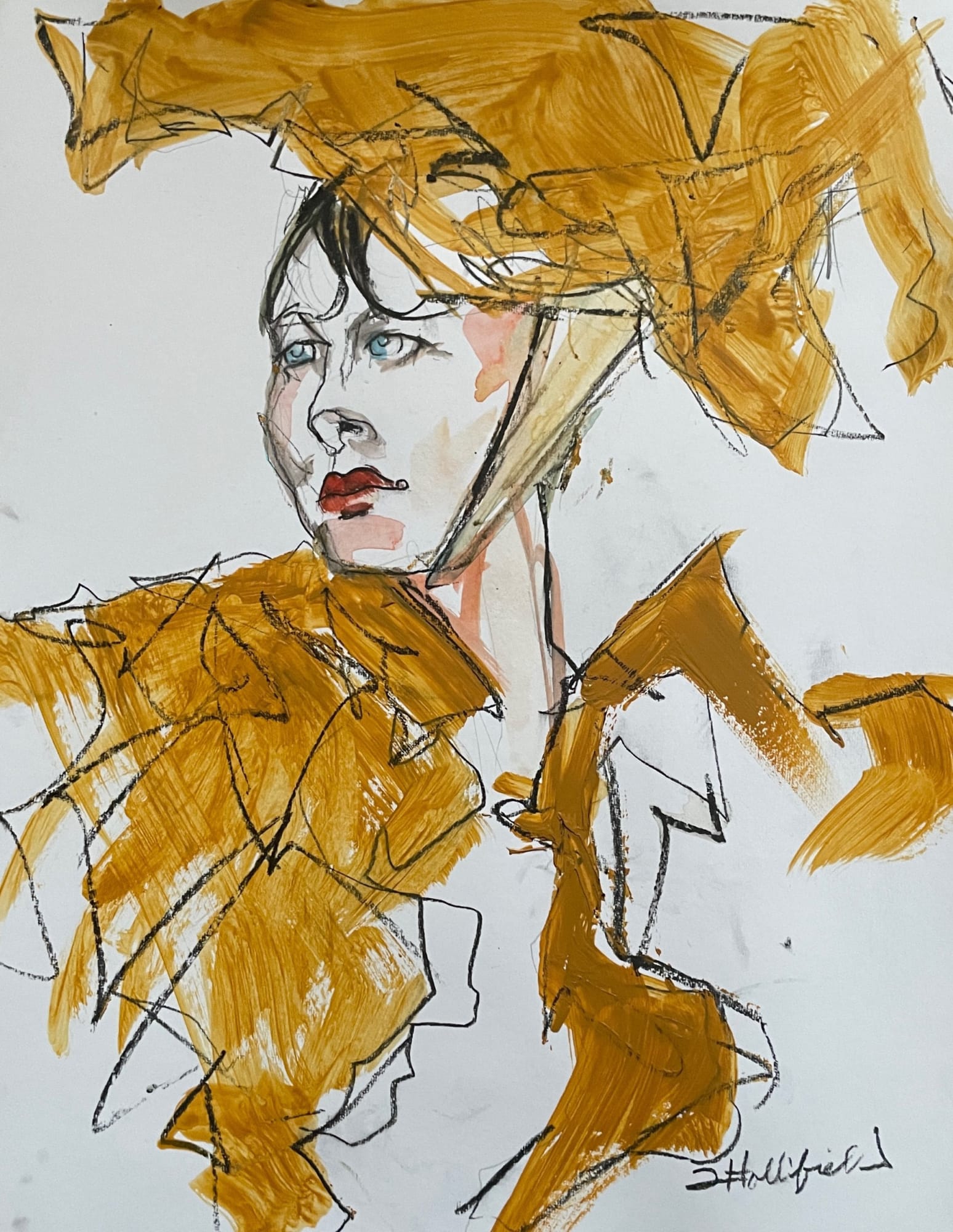 Tanya Hollifield, Golden Couture, 2024 | M2 Gallery