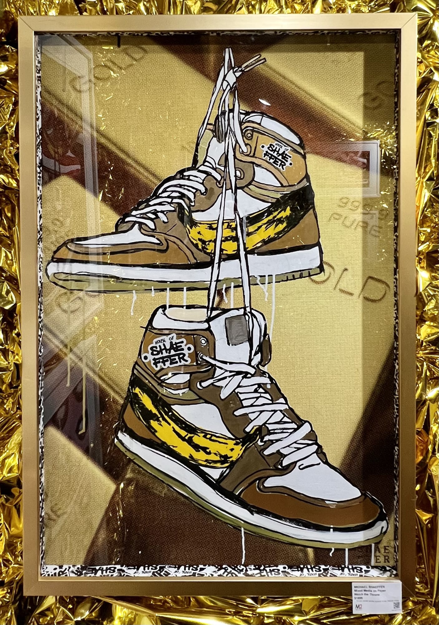 Michael Shaeffer, Birds on a Wire: "Watch the Throne”, 2022 | M2 Gallery