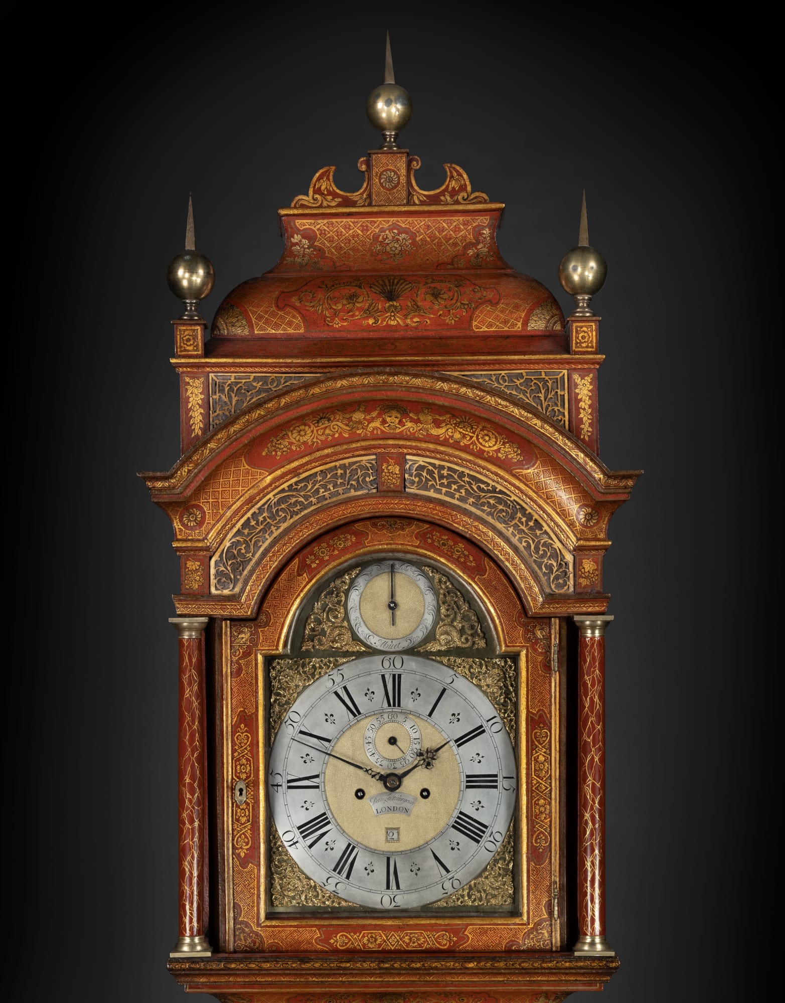 A GEORGE I LONGCASE CLOCK ATTRIBUTED TO GILES GRENDEY, English, circa ...